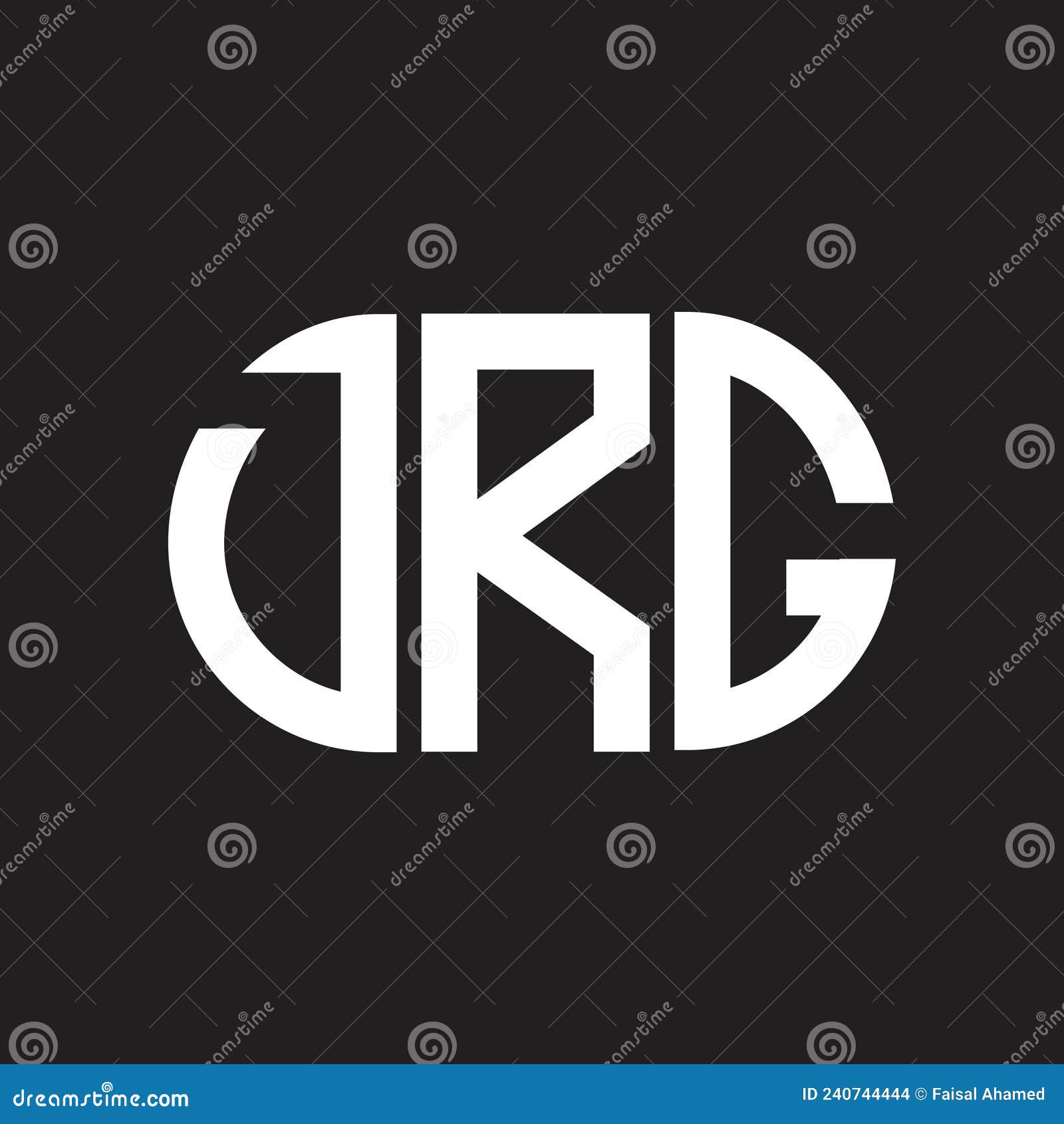 DRG Letter Logo Design on Black Background. DRG Creative Initials ...