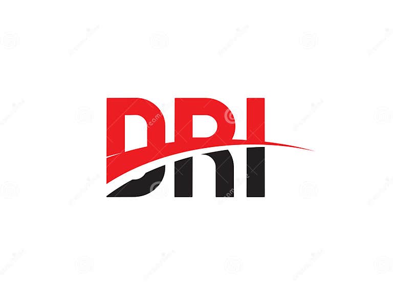 DRI Letter Initial Logo Design Vector Illustration Stock Vector ...