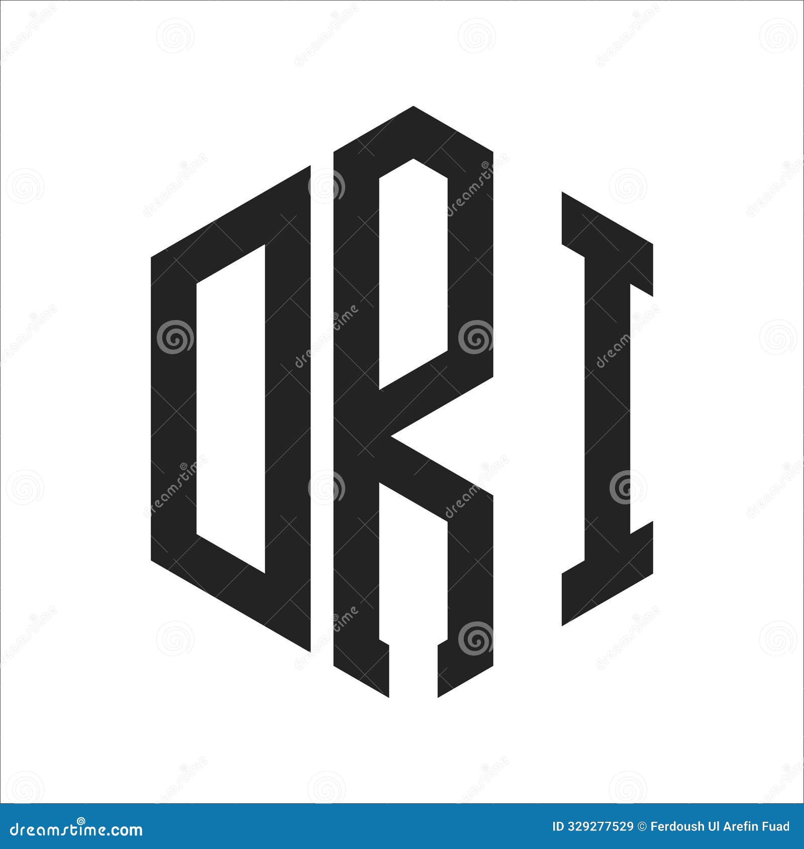 DRI Logo Design. Initial Letter DRI Monogram Logo Using Hexagon Shape ...