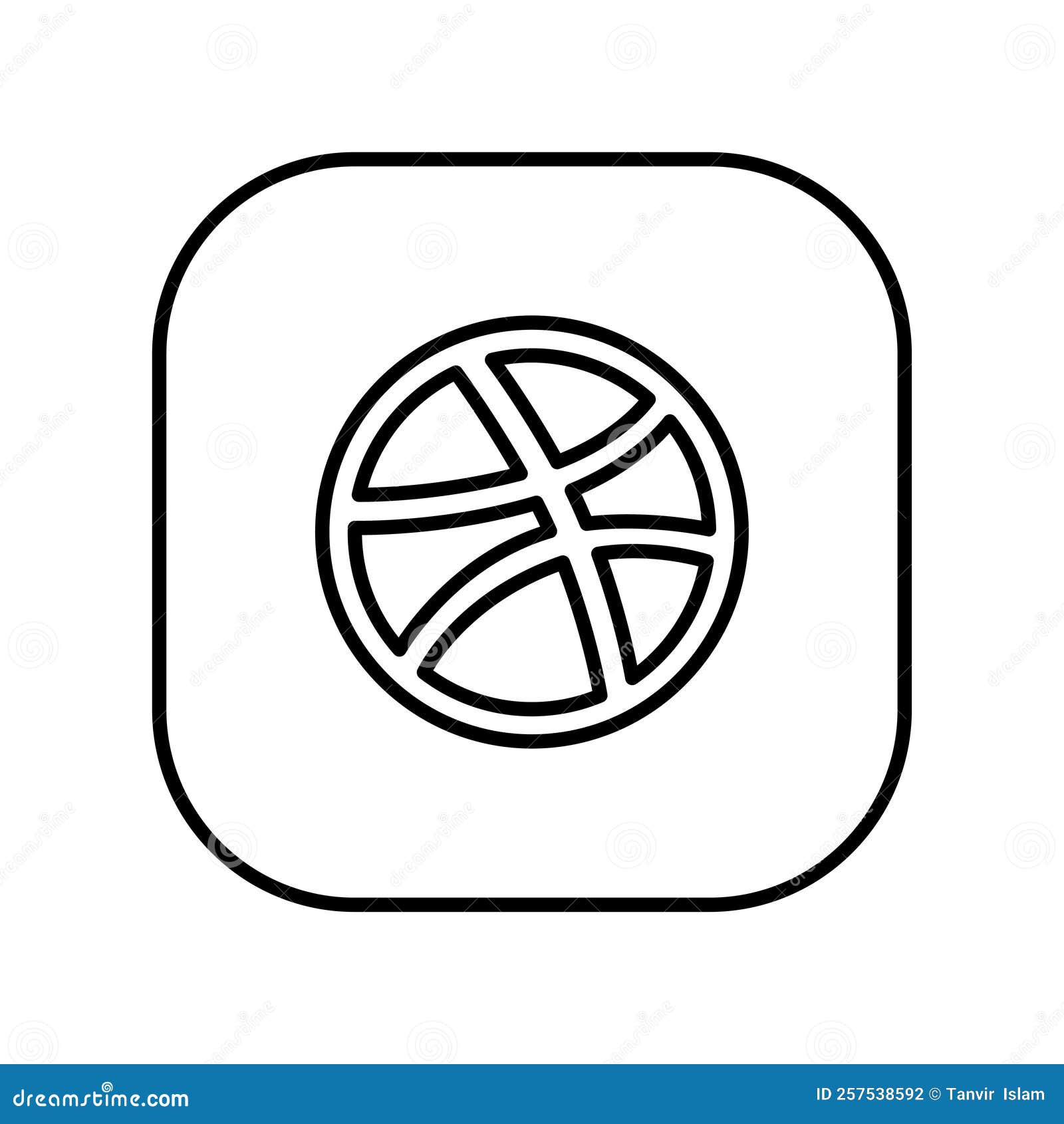Dribbble Icon Illustration. Dribbble App Logo. Social Media Icon ... Dribbble Icon Illustration. Dribbble App Logo. Social Media Icon ...