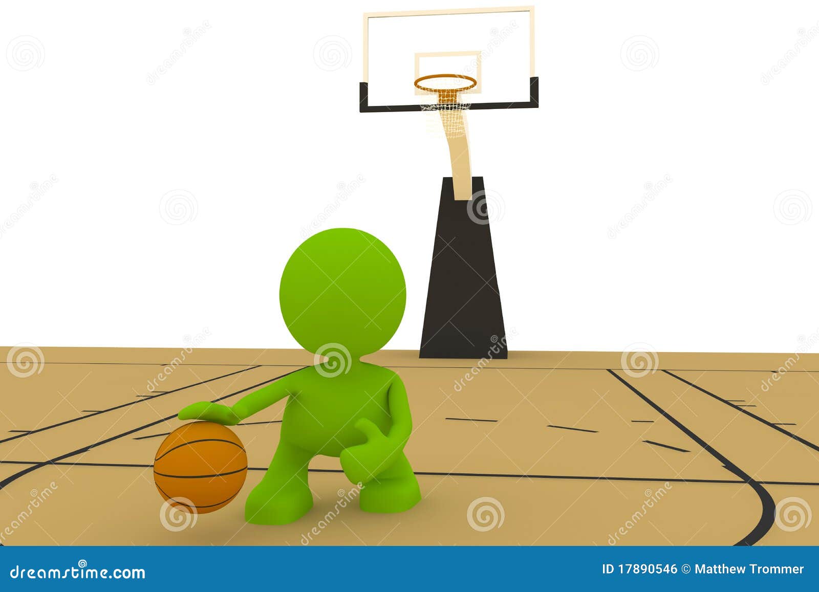 Dribble stock illustration. Illustration of playing, scoring - 17890546