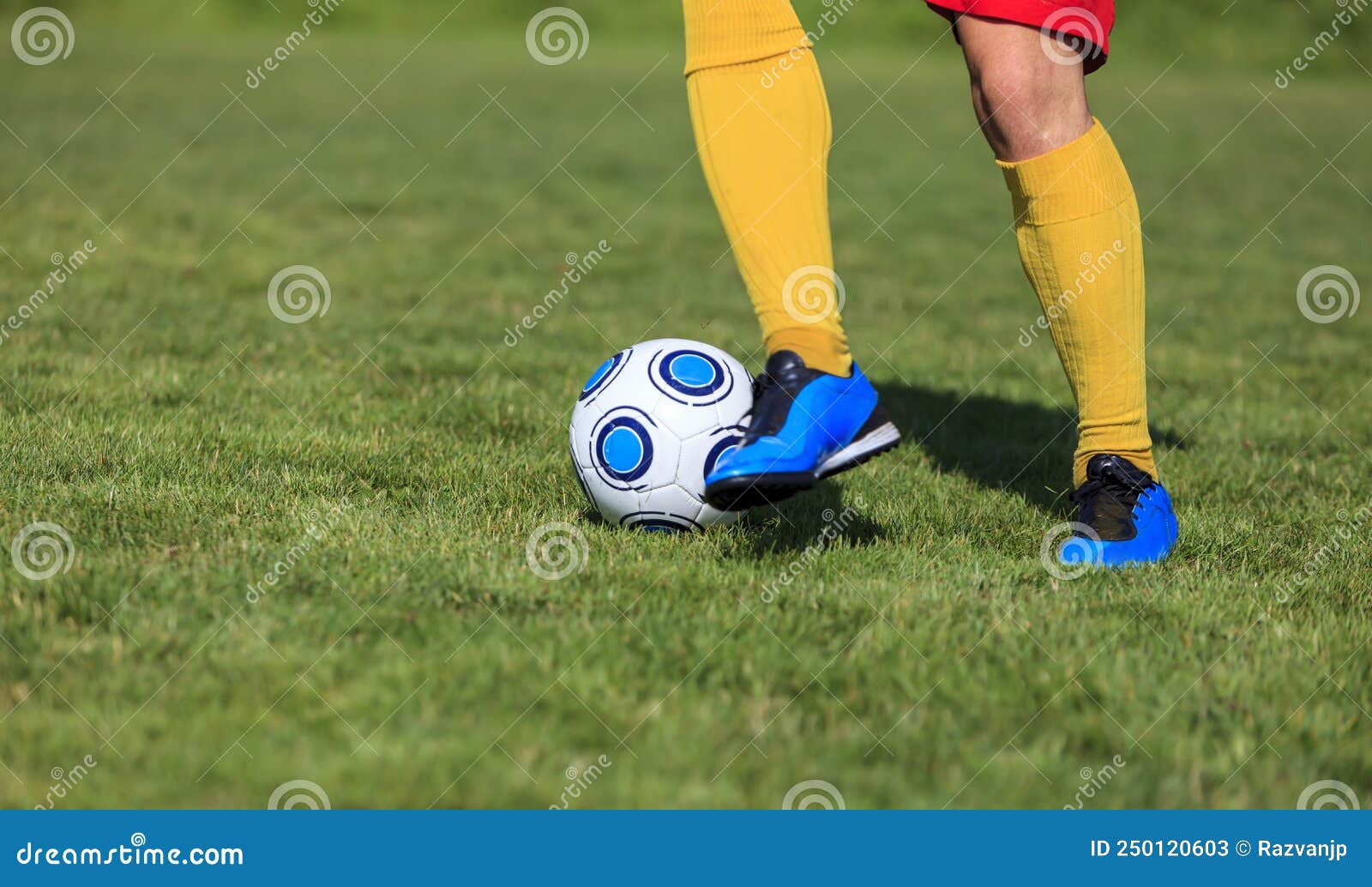 Dribbling stock image. Image of football, footwear, outside - 250120603