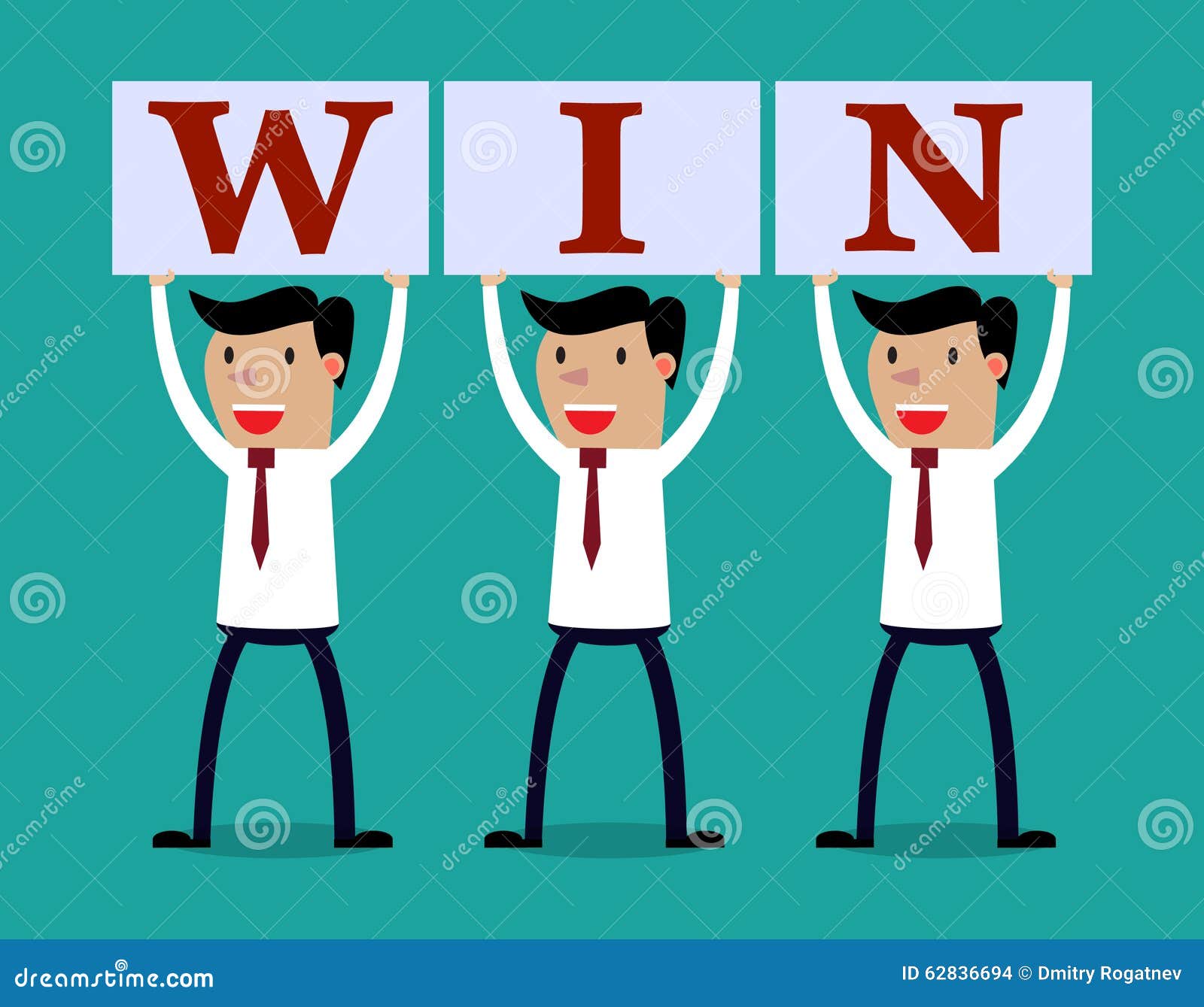 Drie Beeldverhaalmensen Die Karton Steunen Vector Illustratie ...