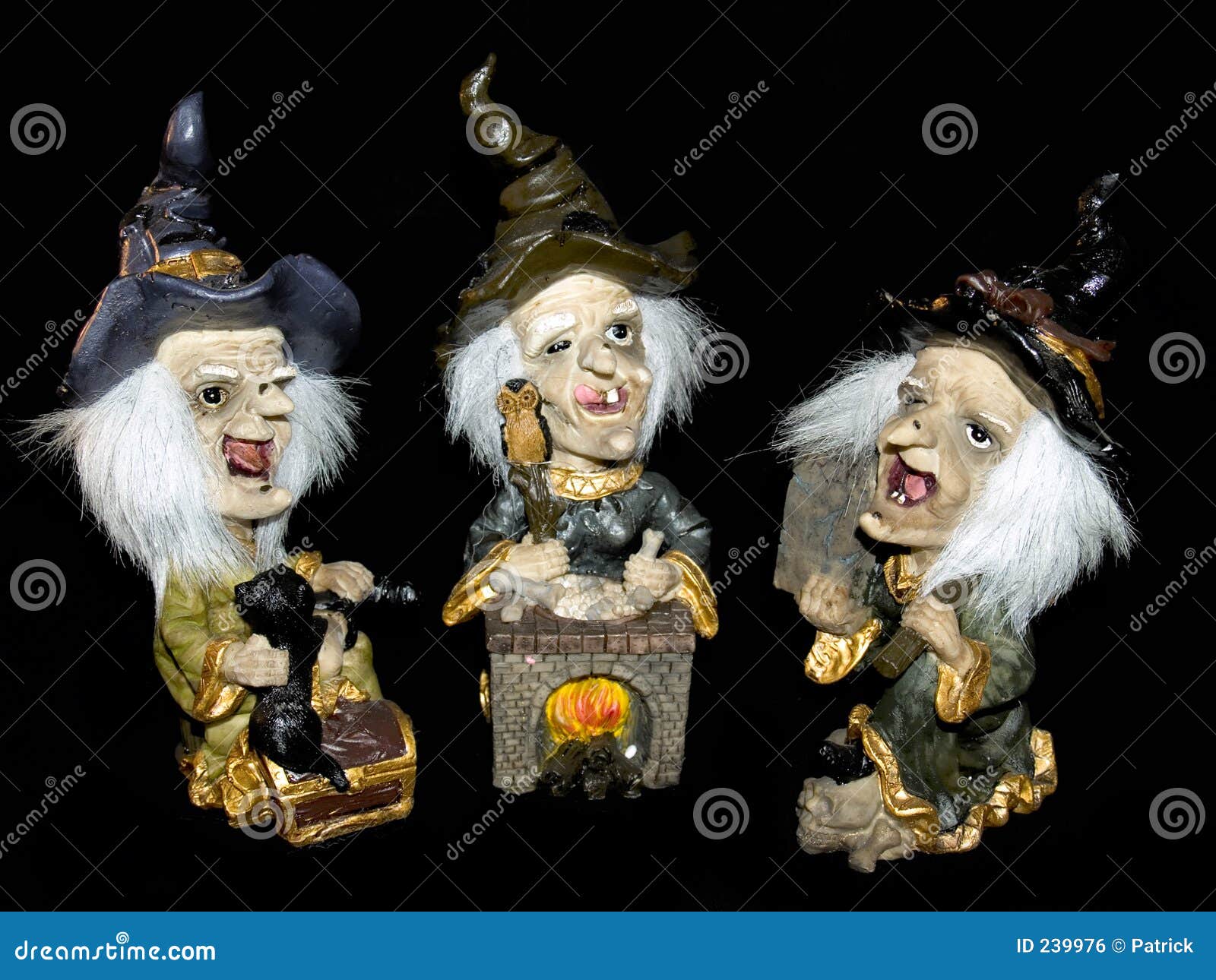 Drie heksen, Halloween. stock foto. Image of mythisch, mythe - 239976