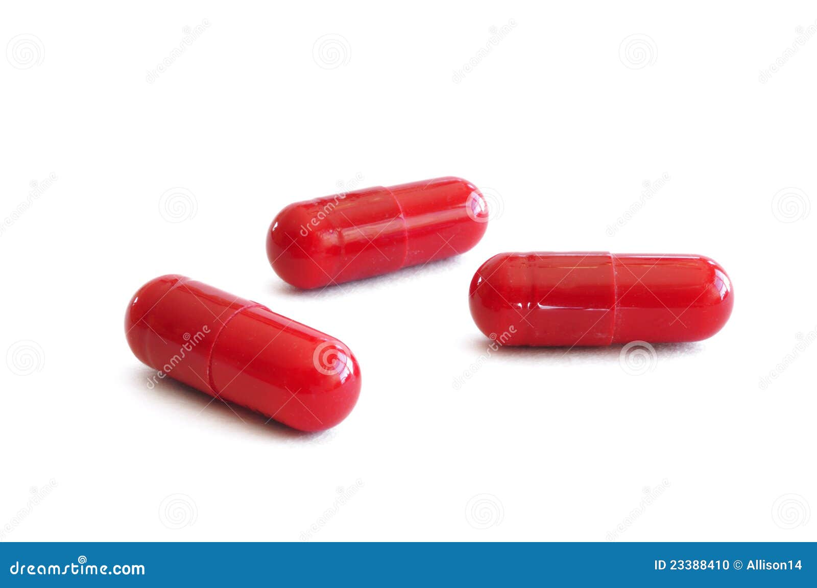 Drie Rode Pillen (Capsules) Stock Foto - Image of farmaceutisch, pillen ...