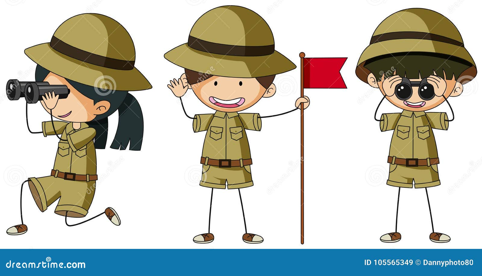 Verkenners Stock Illustrations, Vectors, & Clipart – (1,453 Stock ...