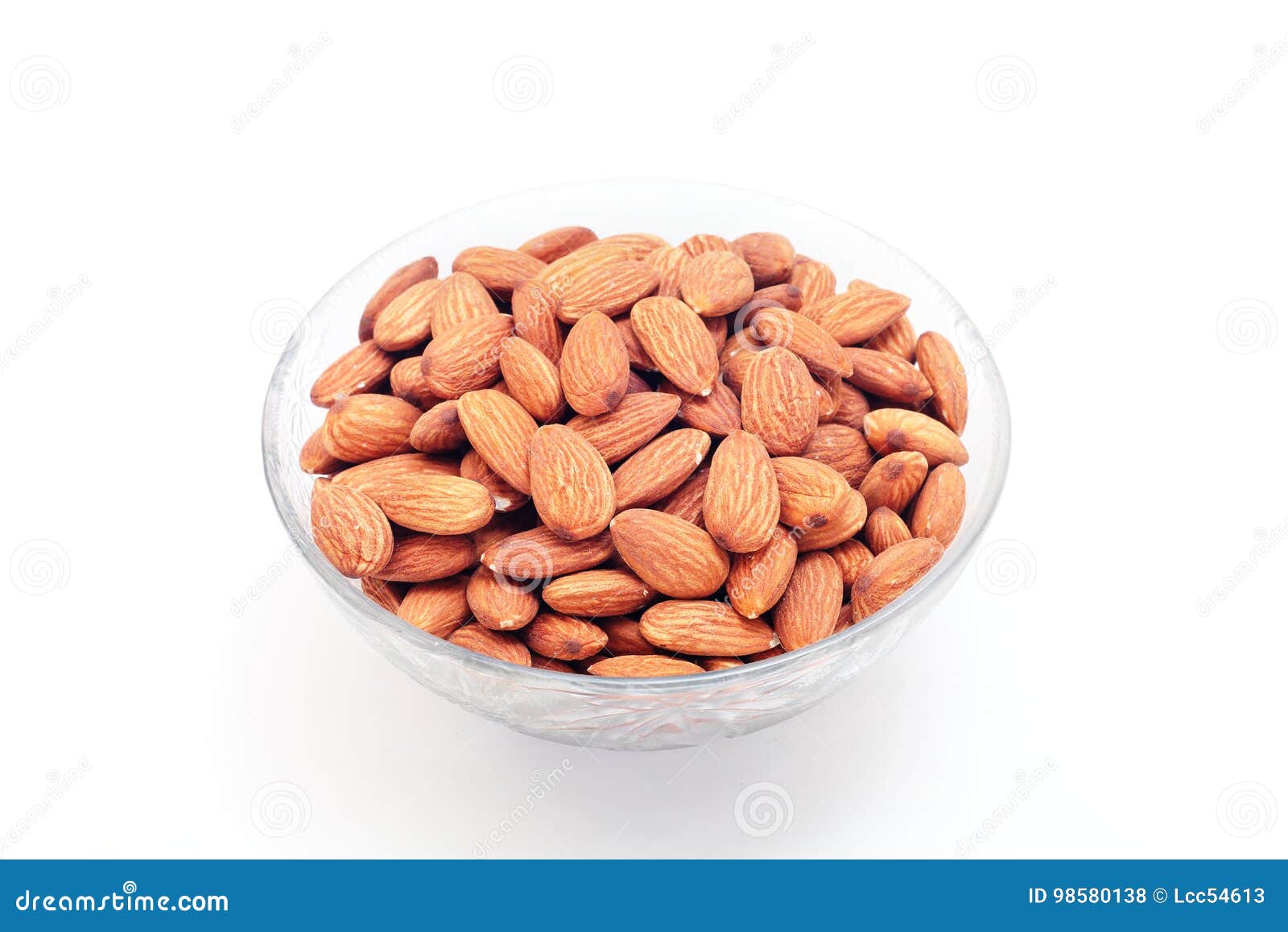 Dried almonds stock photo. Image of brown, tasty, nutrition - 98580138