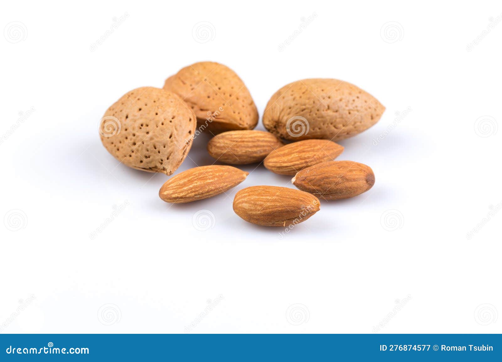 Dried almonds stock image. Image of green, group, healthy - 276874577