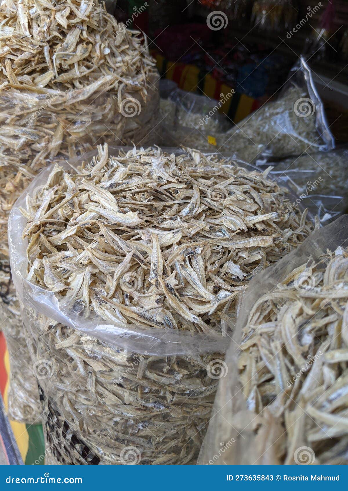 Dried Fish and Anchovy Sold at the Shop Stock Image - Image of dried ...