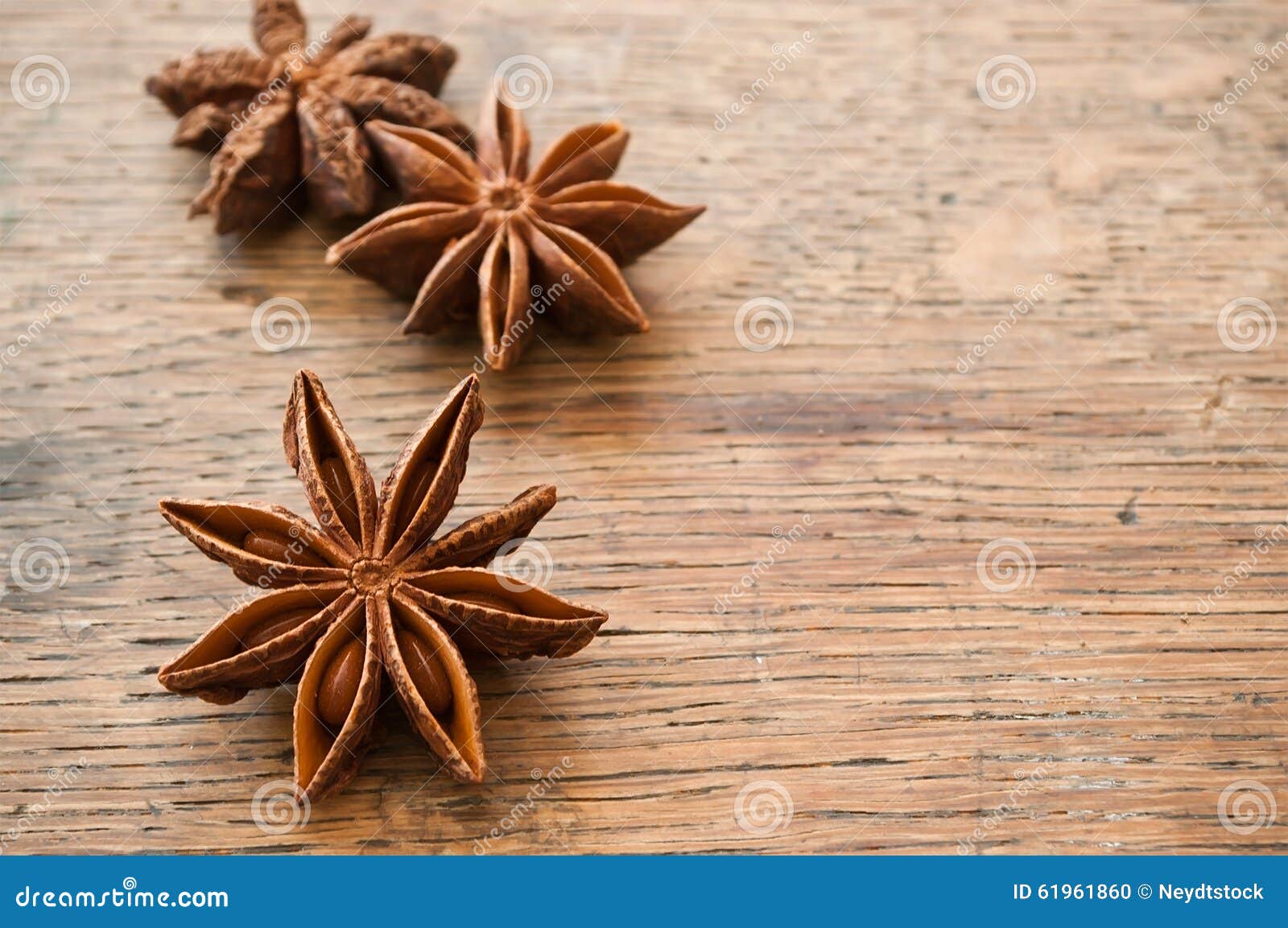 Dried anise stock photo. Image of isolated, medicine - 61961860
