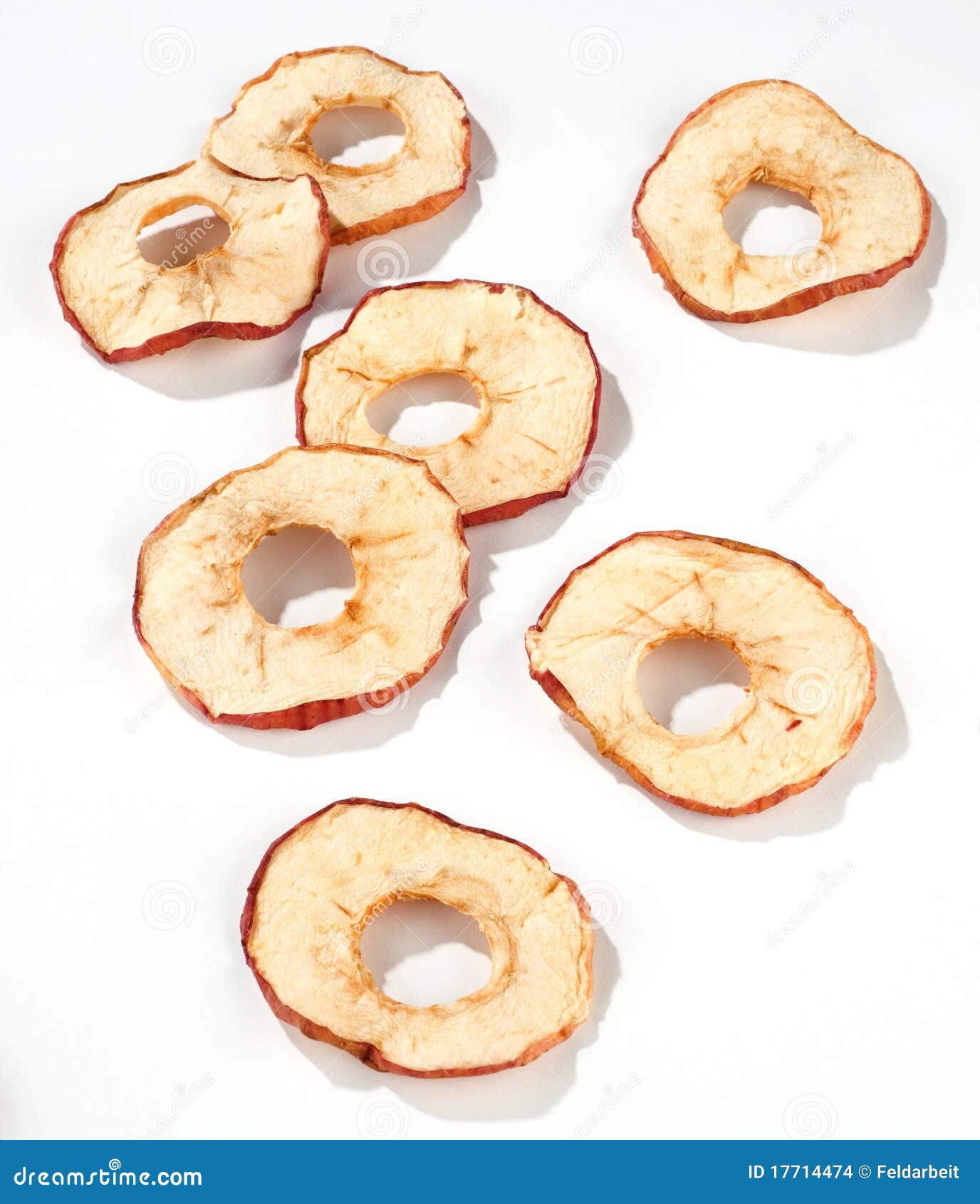 Dried apple rings stock photo. Image of white, fiber - 17714474