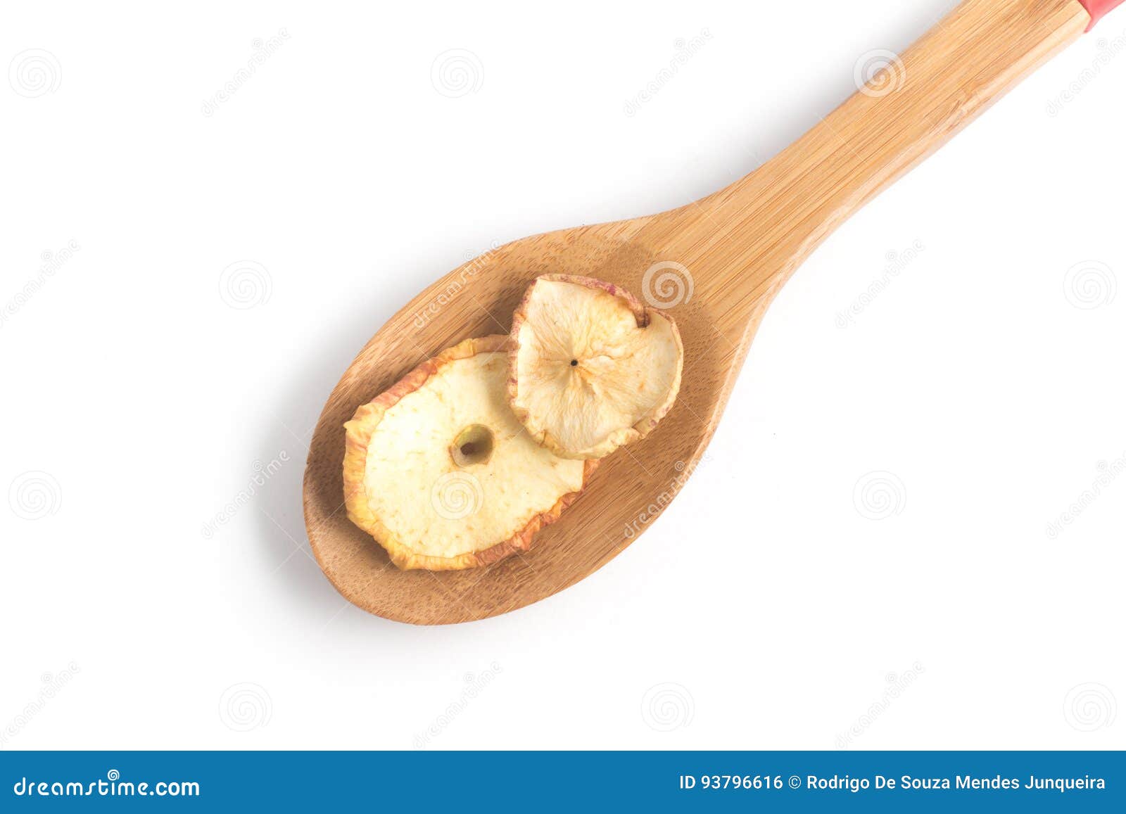 Dried Apple into a spoon stock photo. Image of fruit - 93796616