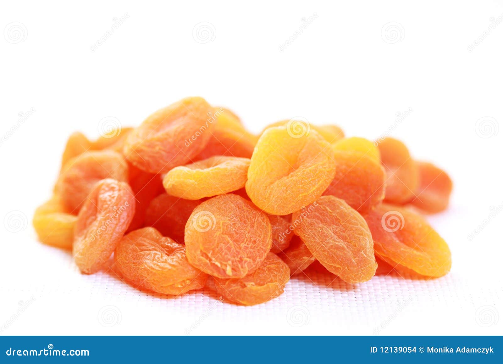 Dried apricots stock photo. Image of pile, stack, isolated - 12139054