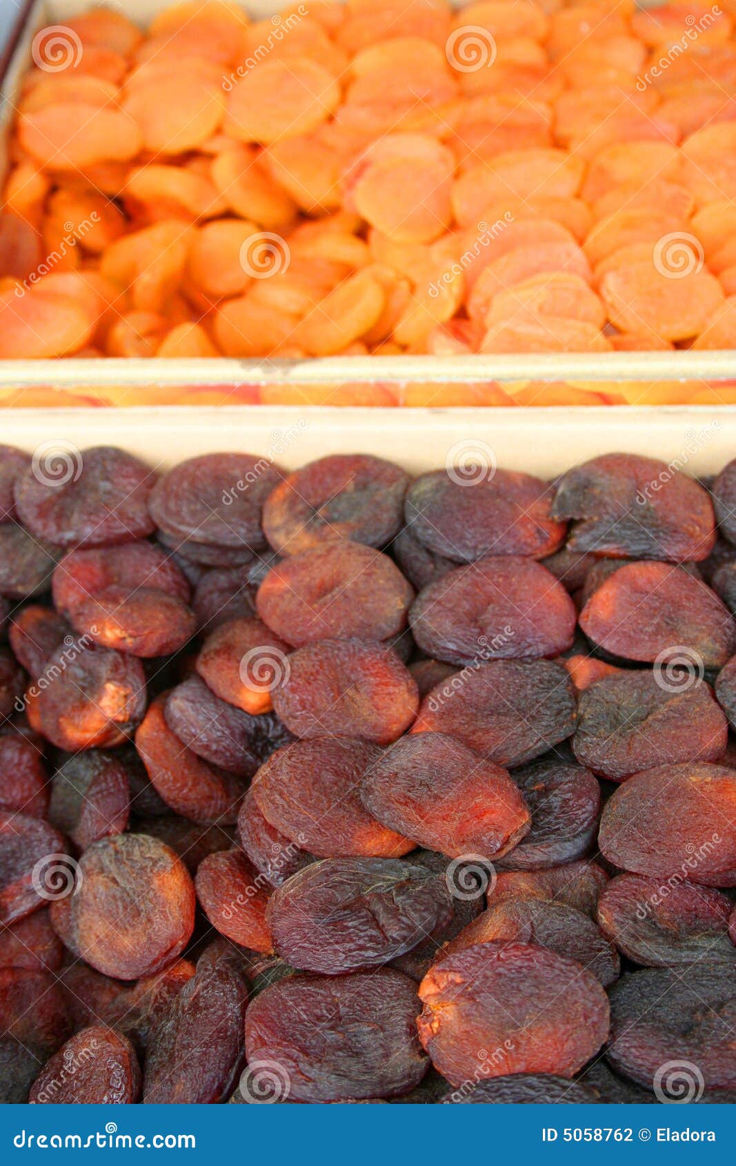 Dried apricots stock photo. Image of nutrition, fresh - 5058762
