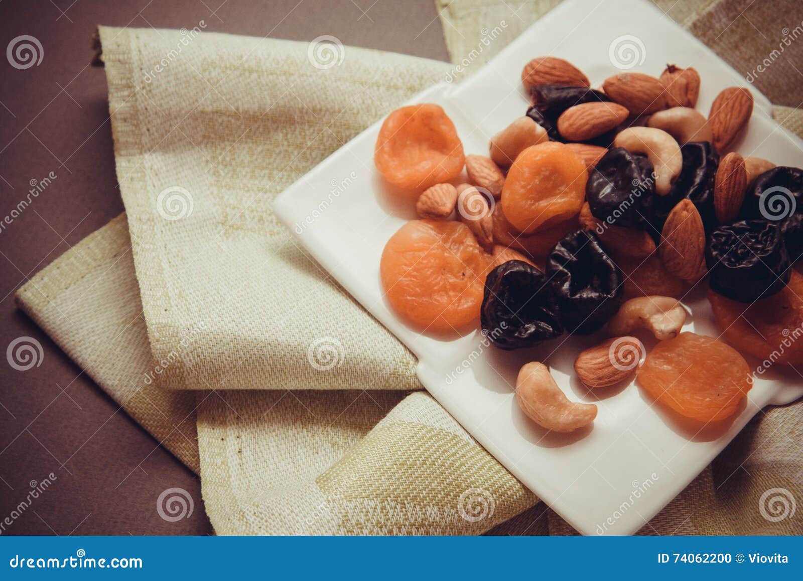 Dried apricots and almonds stock photo. Image of allsorts - 74062200