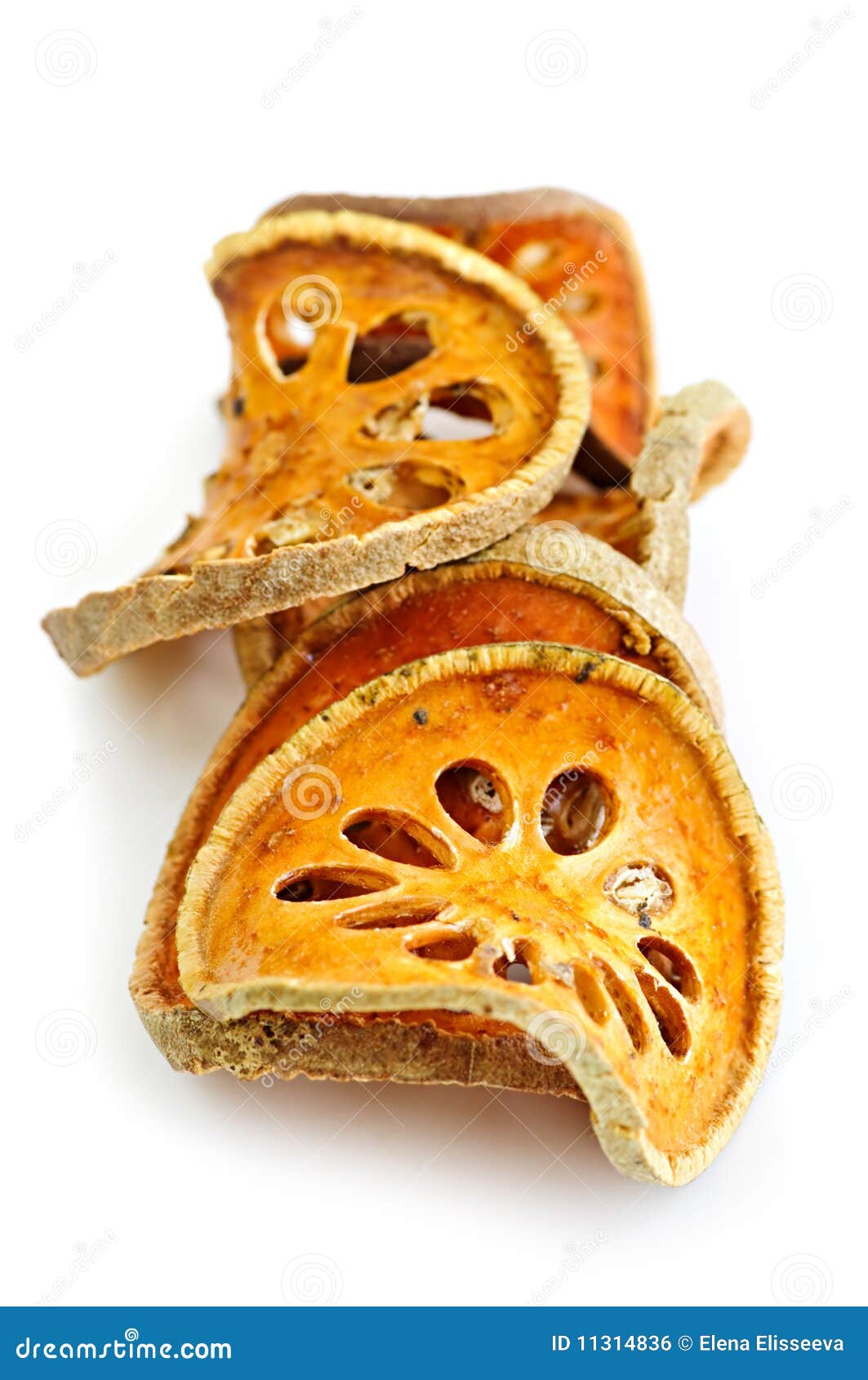 Dried bael fruit stock photo. Image of sliced, aegle - 11314836