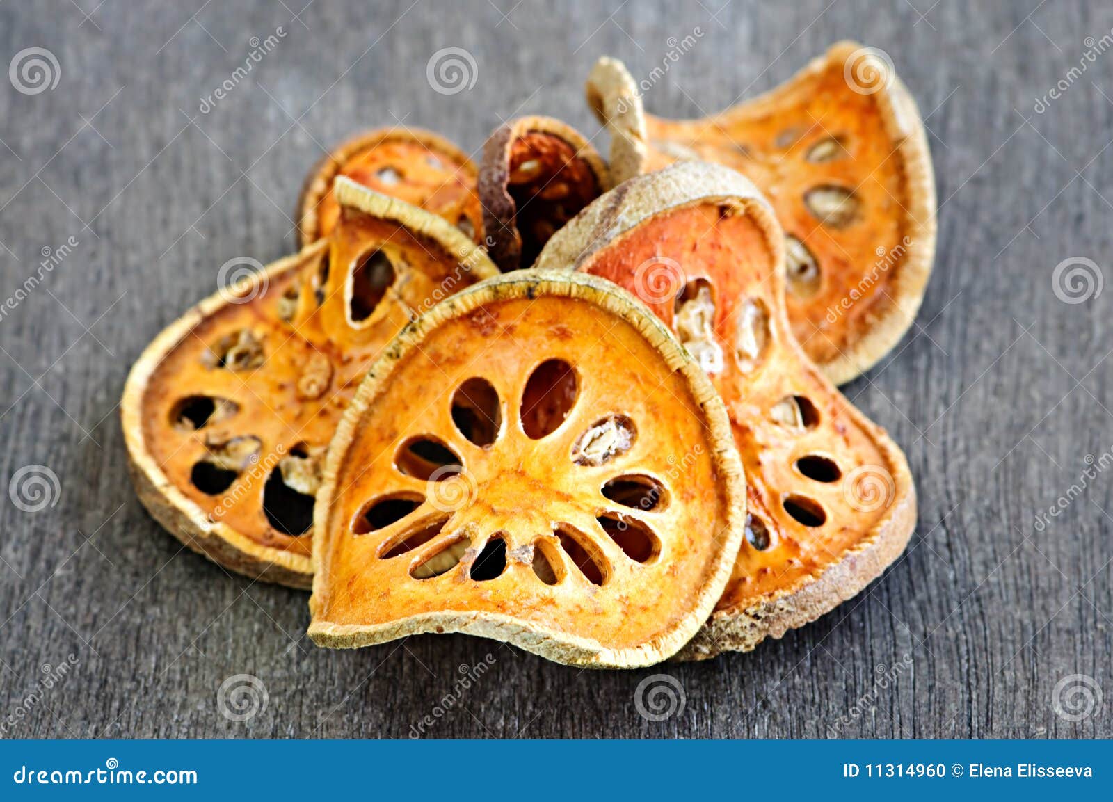 Dried bael fruit stock photo. Image of sliced, fruit - 11314960