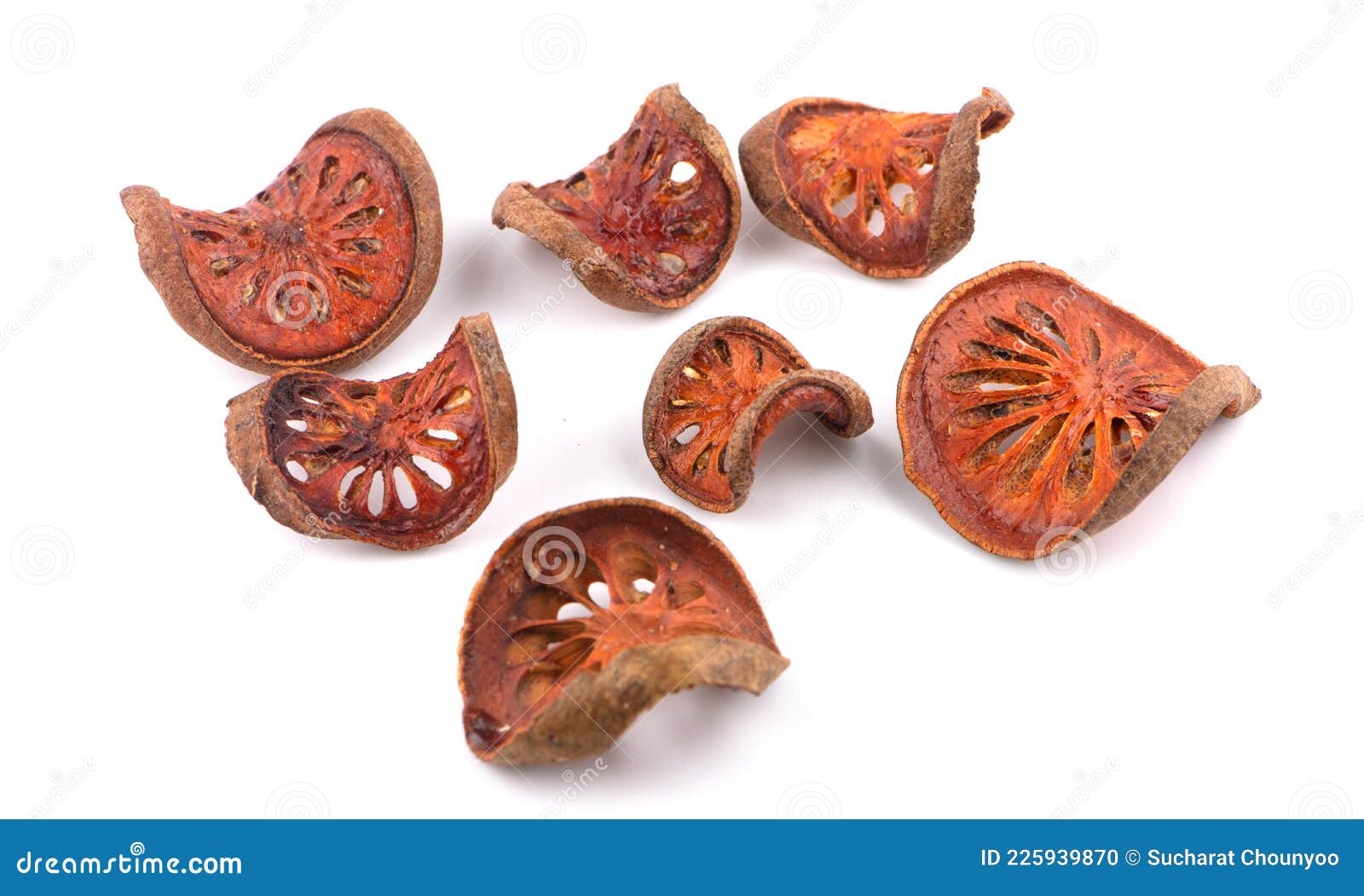 Dried Bale Fruit Tea on White Background Stock Photo - Image of food ...