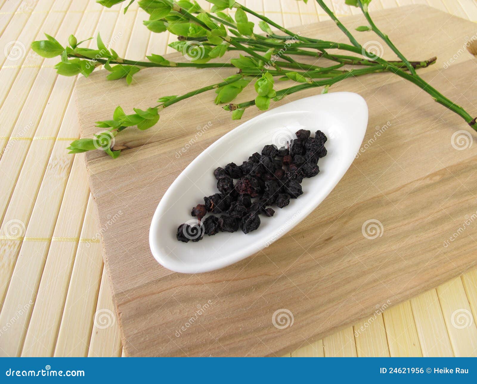 Dried Blueberries, Myrtilli Fructus Stock Photo - Image of myrtillus ...
