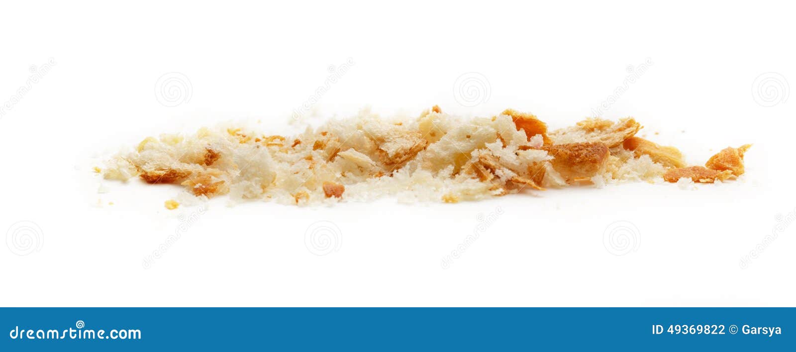 Dried bread crumbs stock photo. Image of grated, horizontal - 49369822