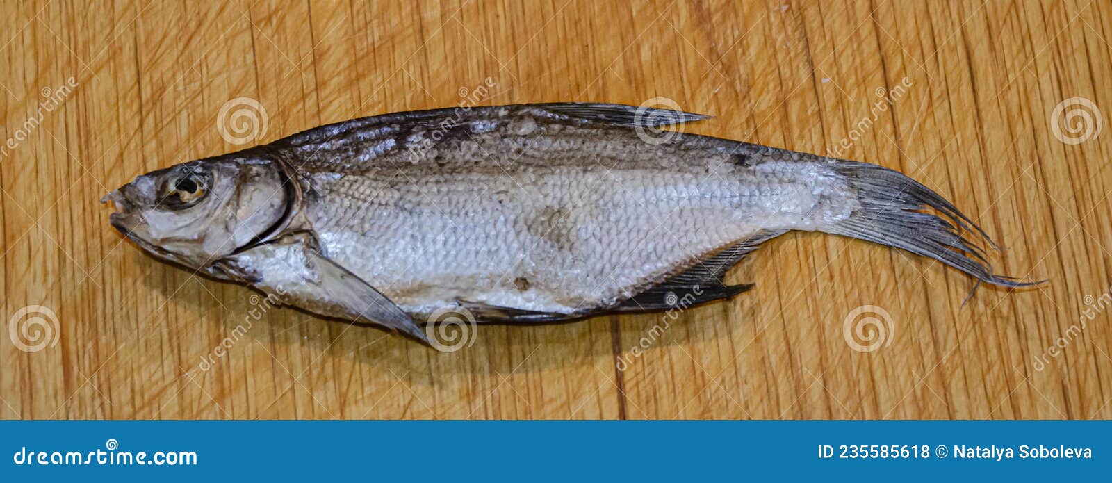 Dried Bream Fish Lying on the Table Stock Photo - Image of traditional ...