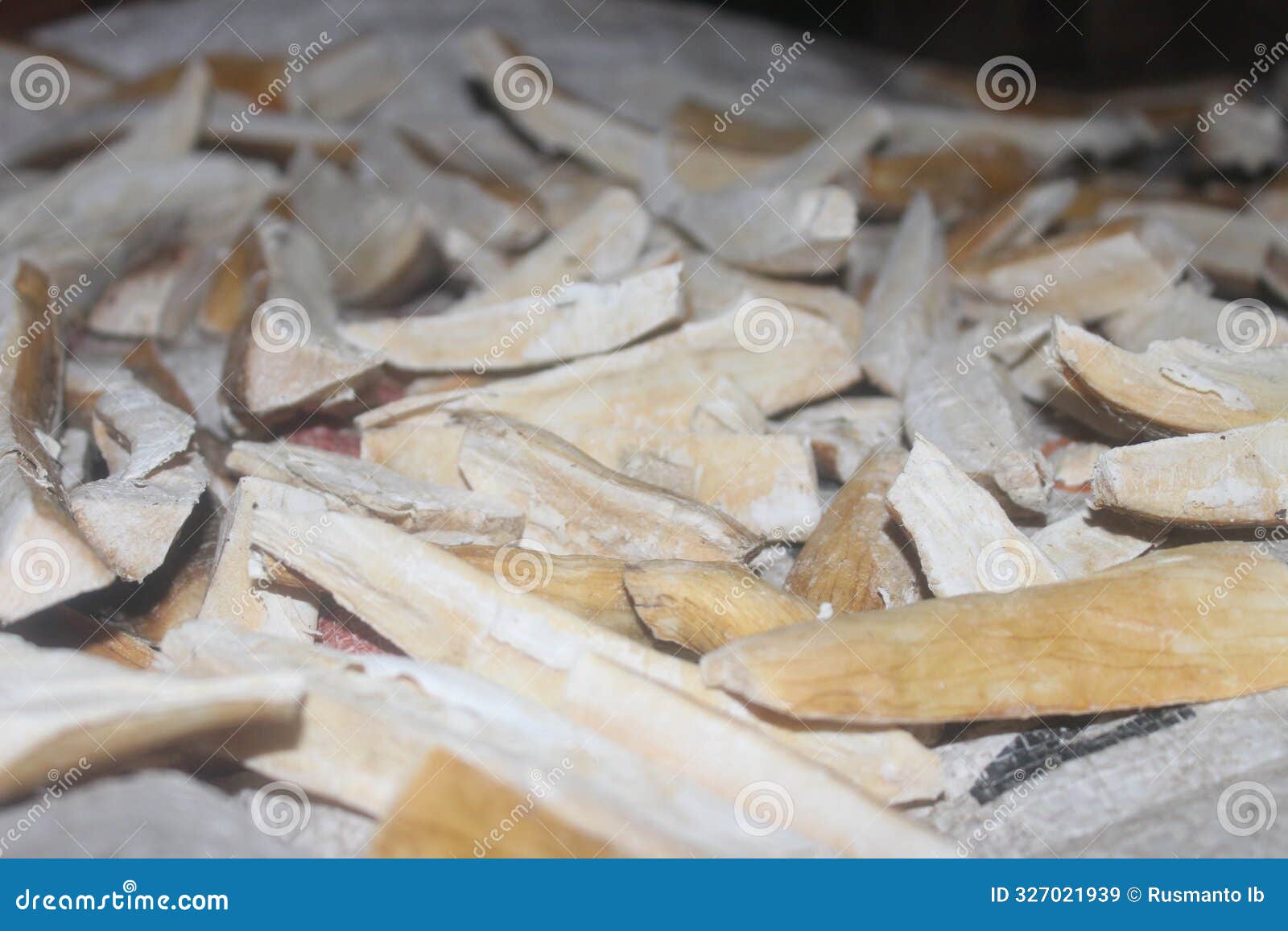 Dried Cassava As a Processed Food Ingredient Stock Image - Image of ...