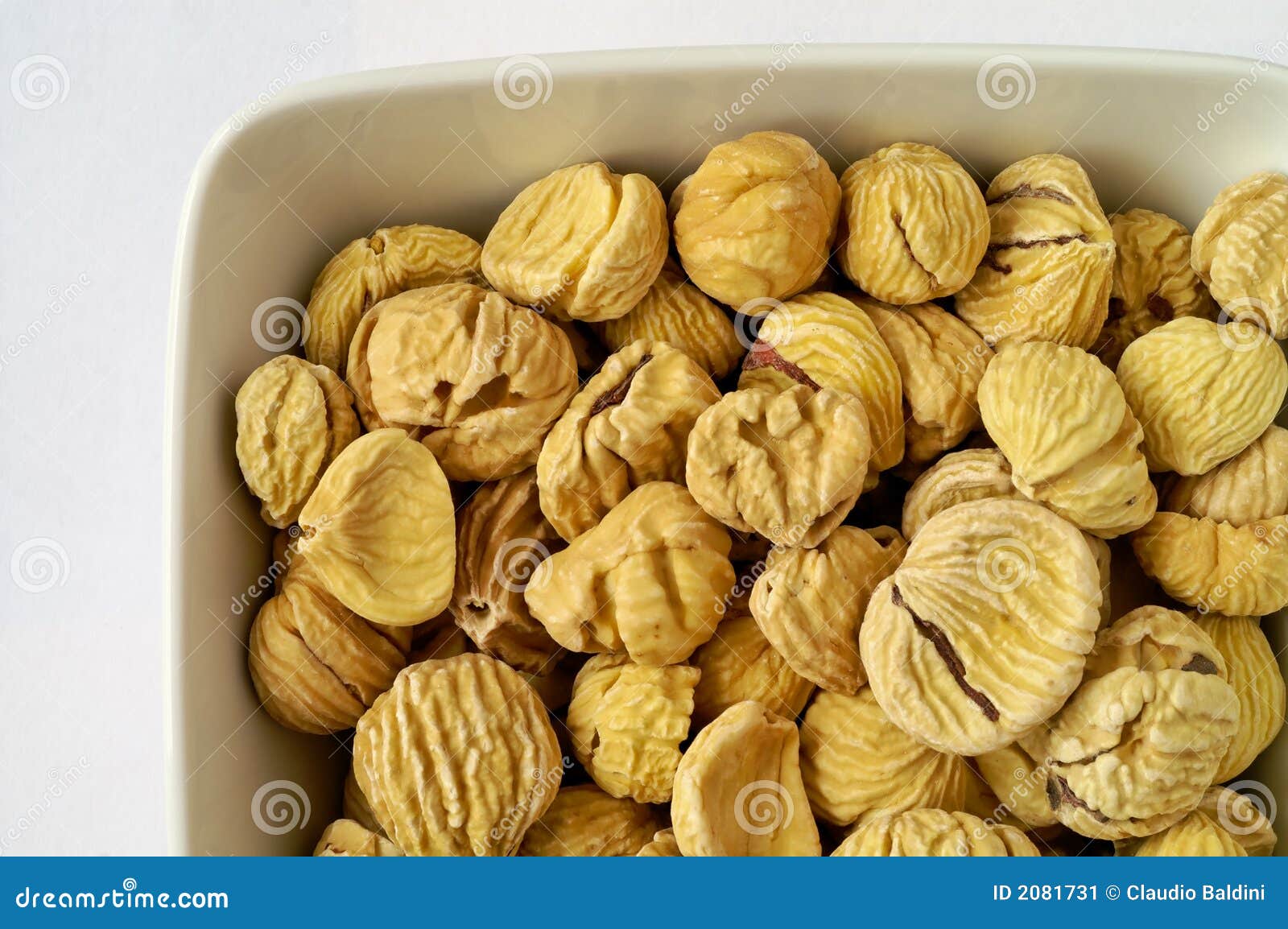 Dried chestnuts stock image. Image of isolated, chestnut - 2081731
