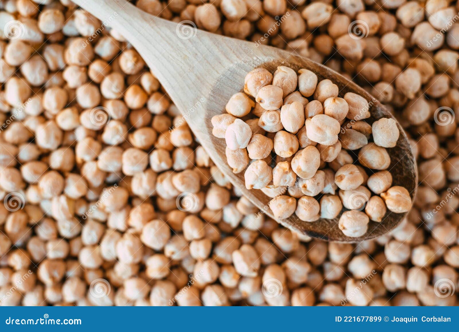 Dried Chickpeas, a Cheap Vegetable Source of Protein Stock Image ...