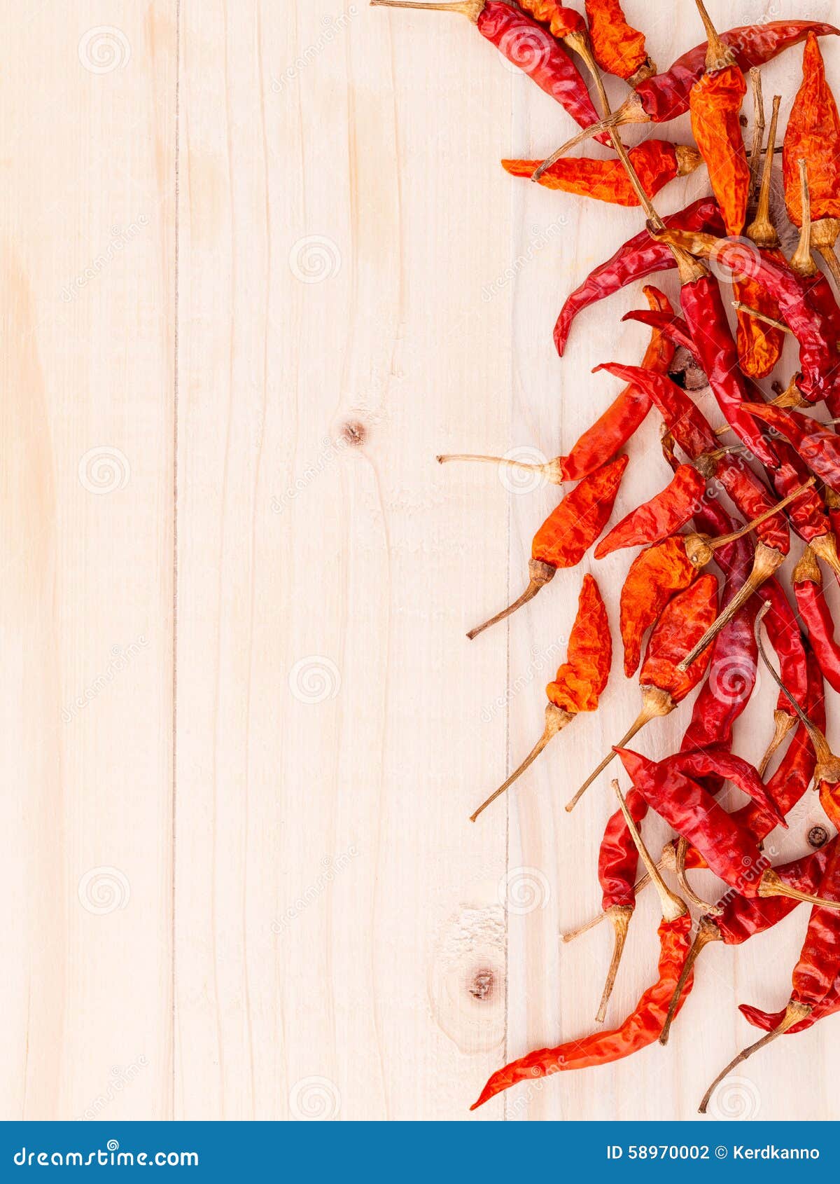 Dried Chili Background for Menu Design and Advertising. Stock Photo ...