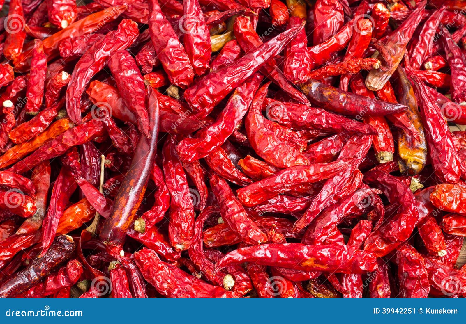 Dried Chillies stock image. Image of chilli, spice, asian - 39942251