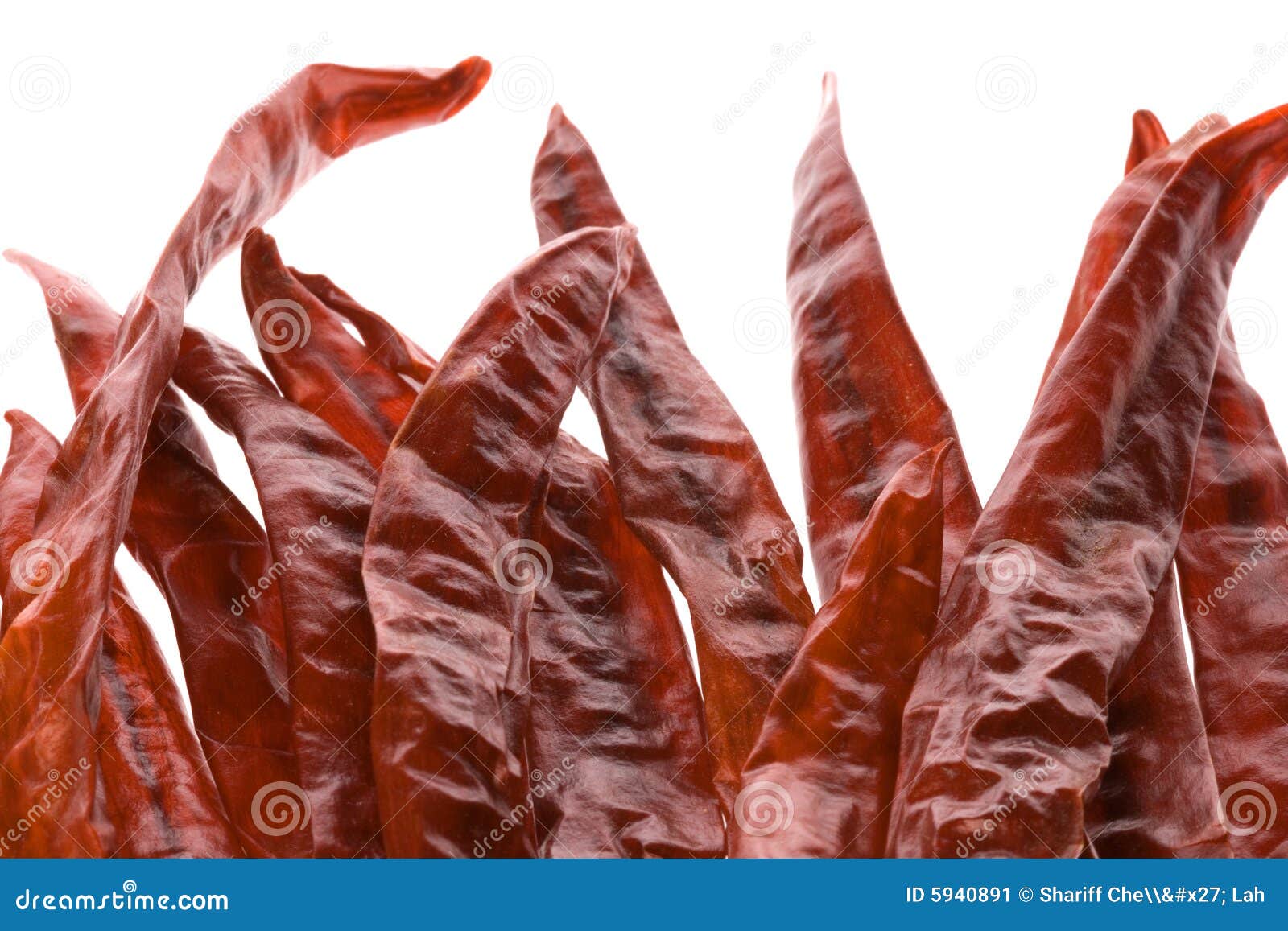 Dried Chillies Isolated stock image. Image of organic - 5940891