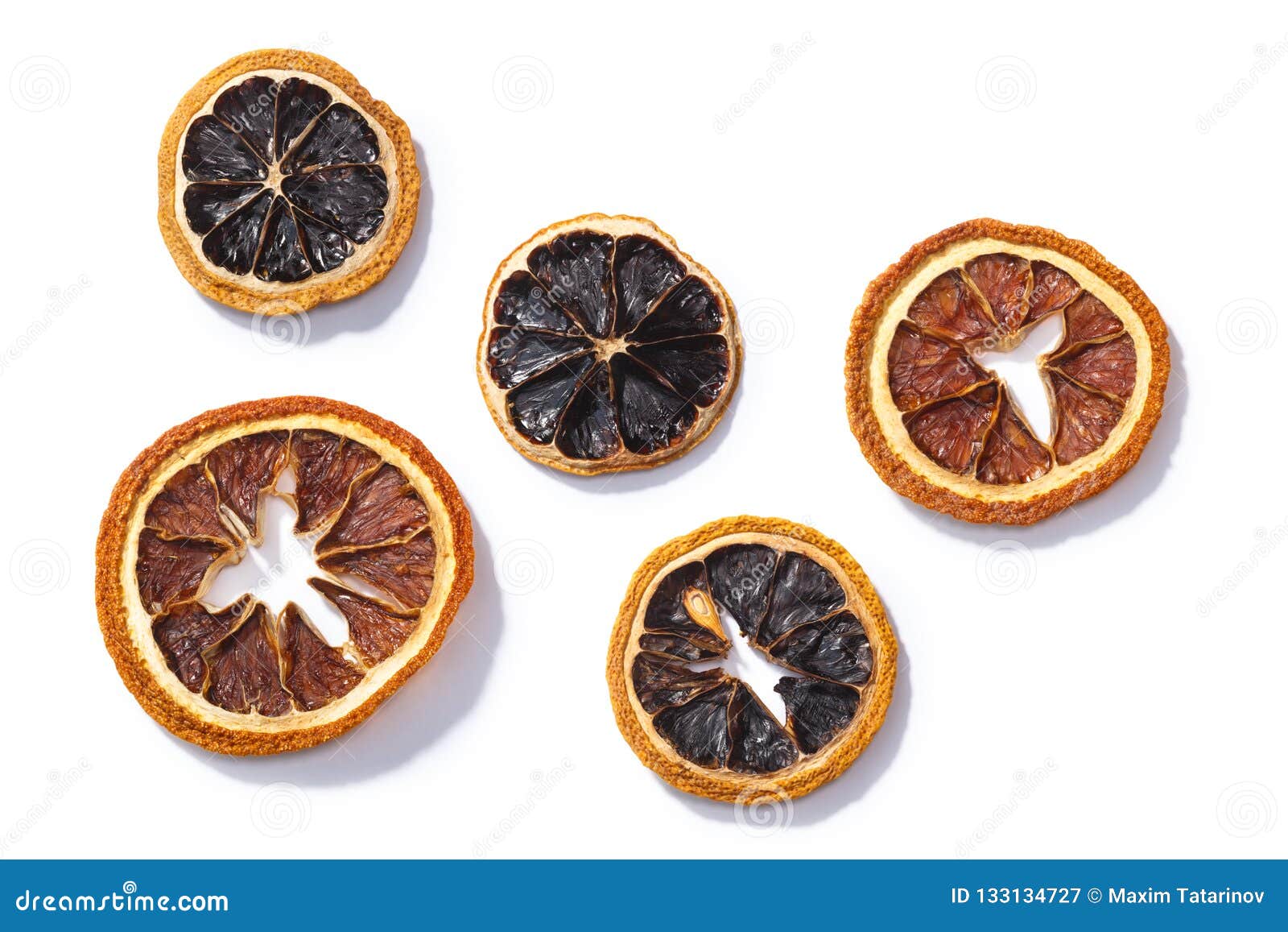 Dried Citrus Wheels, Top, Paths Stock Image - Image of sliced, edible ...