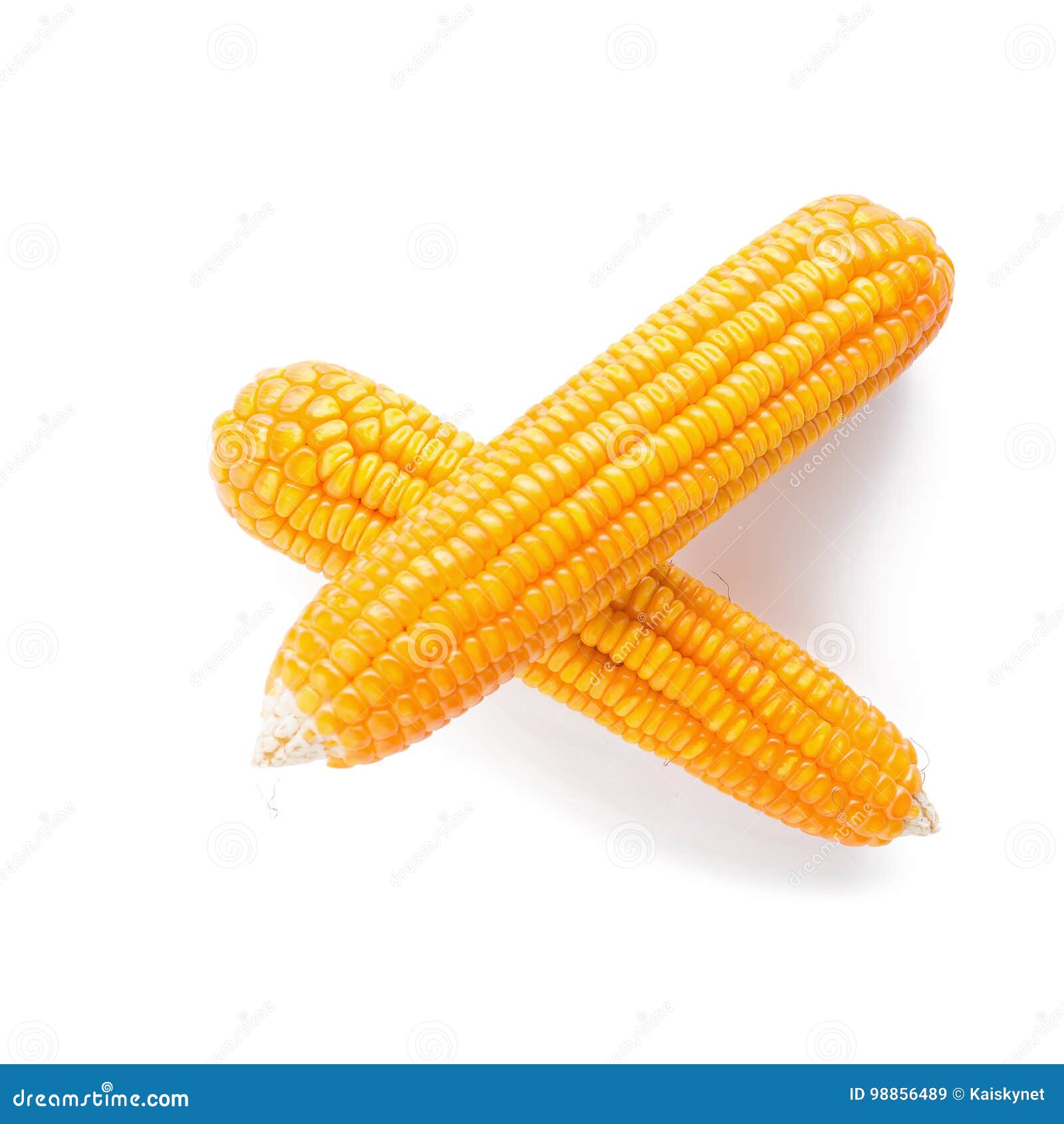Dried Corn Maize Isolated on the White Background Stock Image - Image ...
