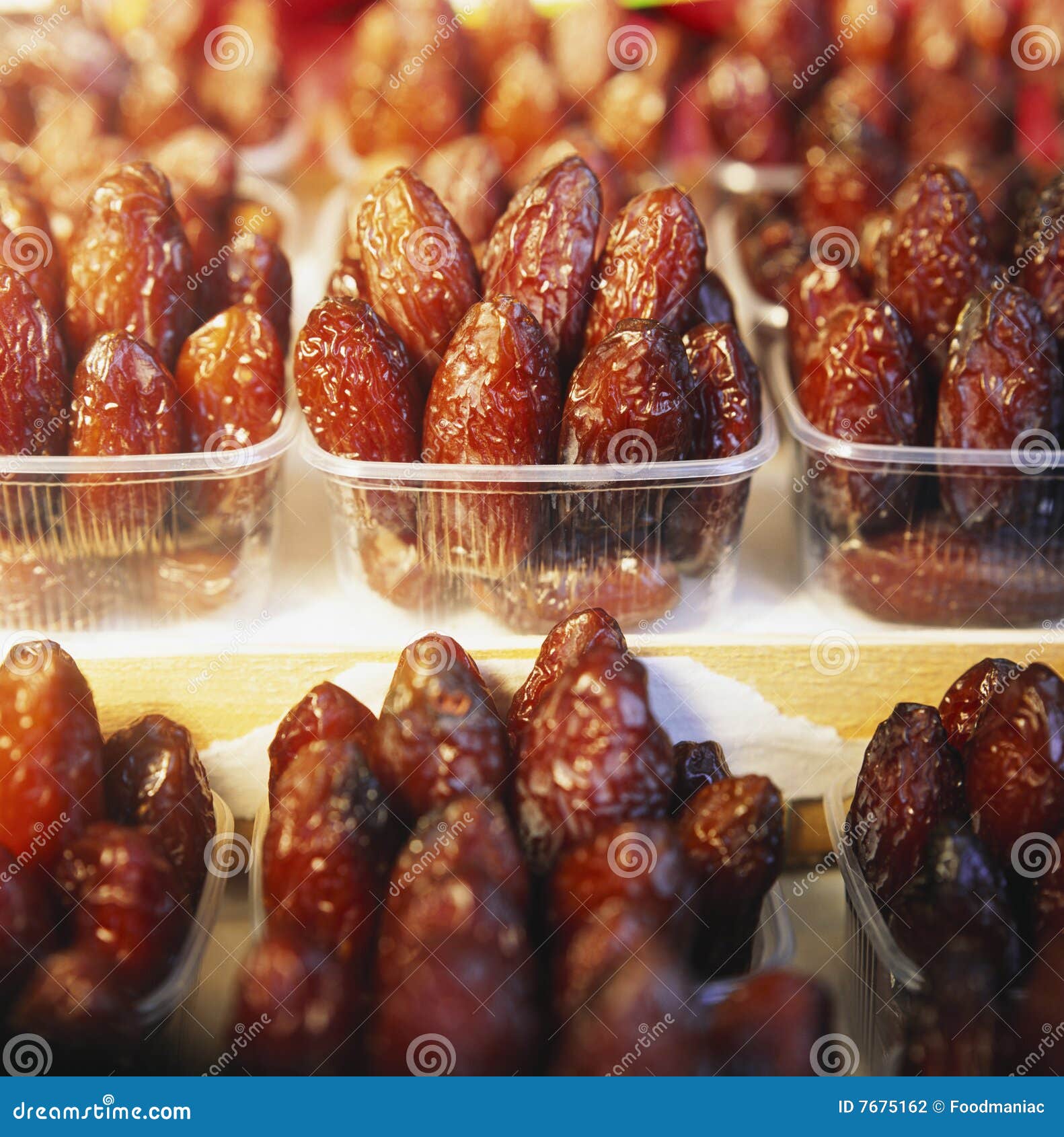 Dried dates stock photo. Image of packaging, punnet, container - 7675162