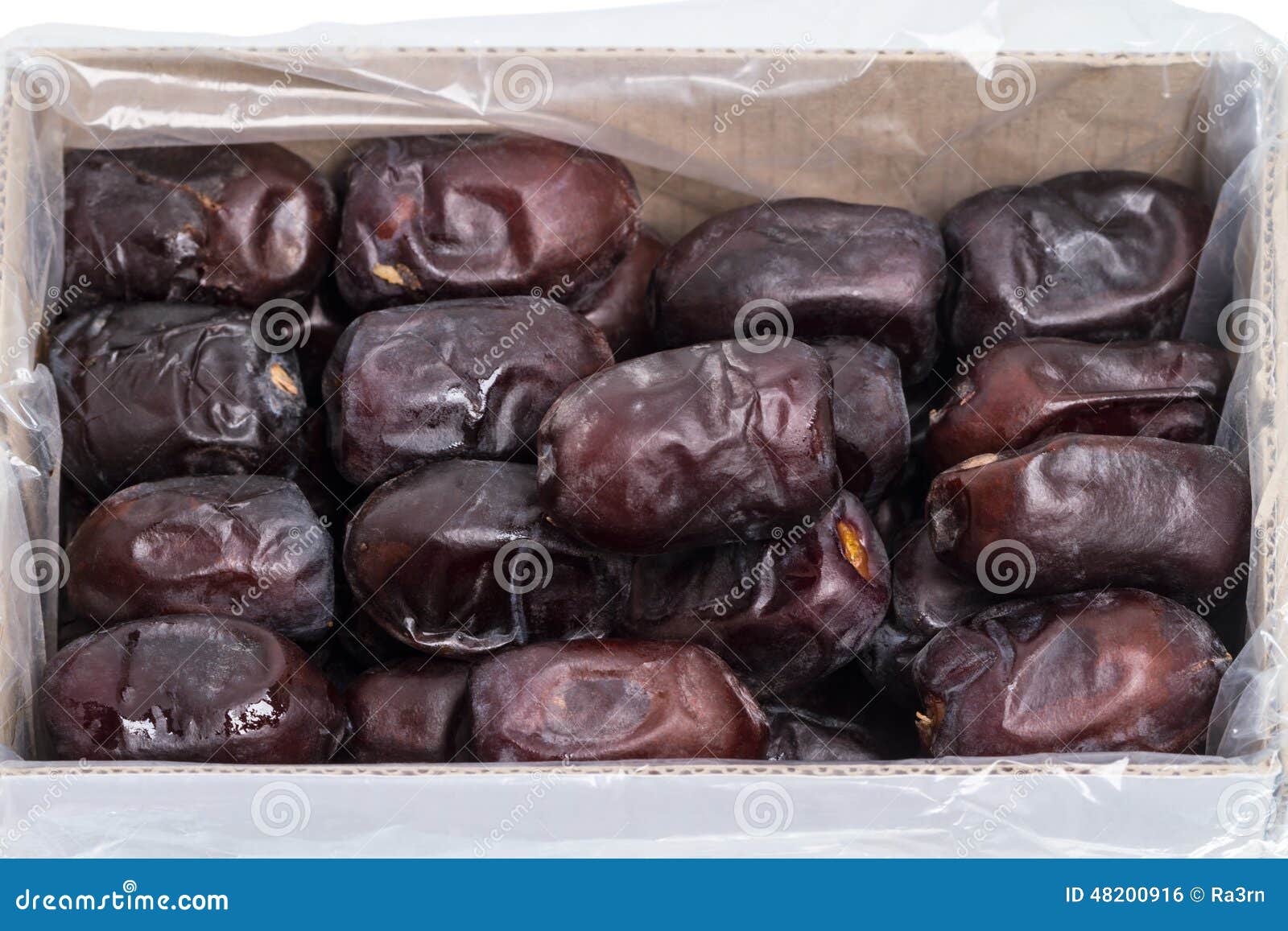 Dried Dates (tropical Fruit) in the Box Stock Photo - Image of studio ...