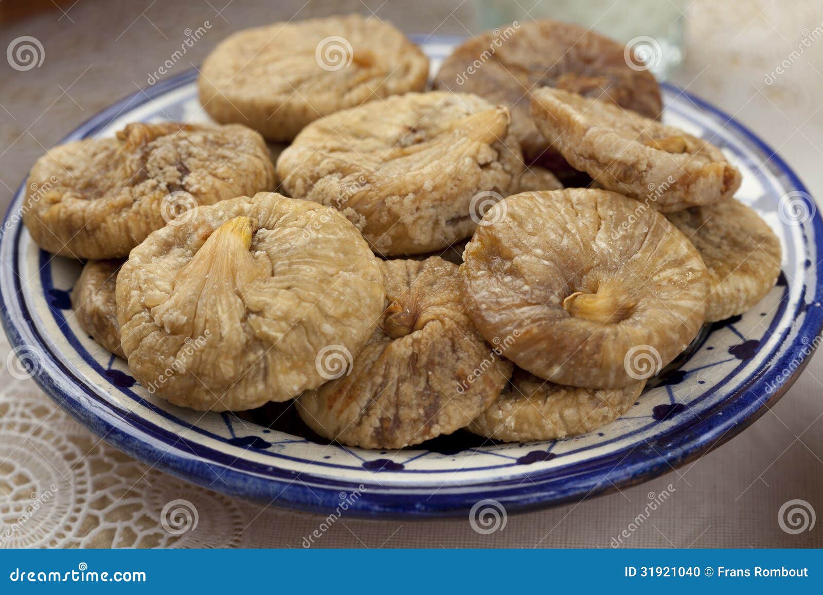 Dried figs on a dish stock photo. Image of maghreb, eating - 31921040
