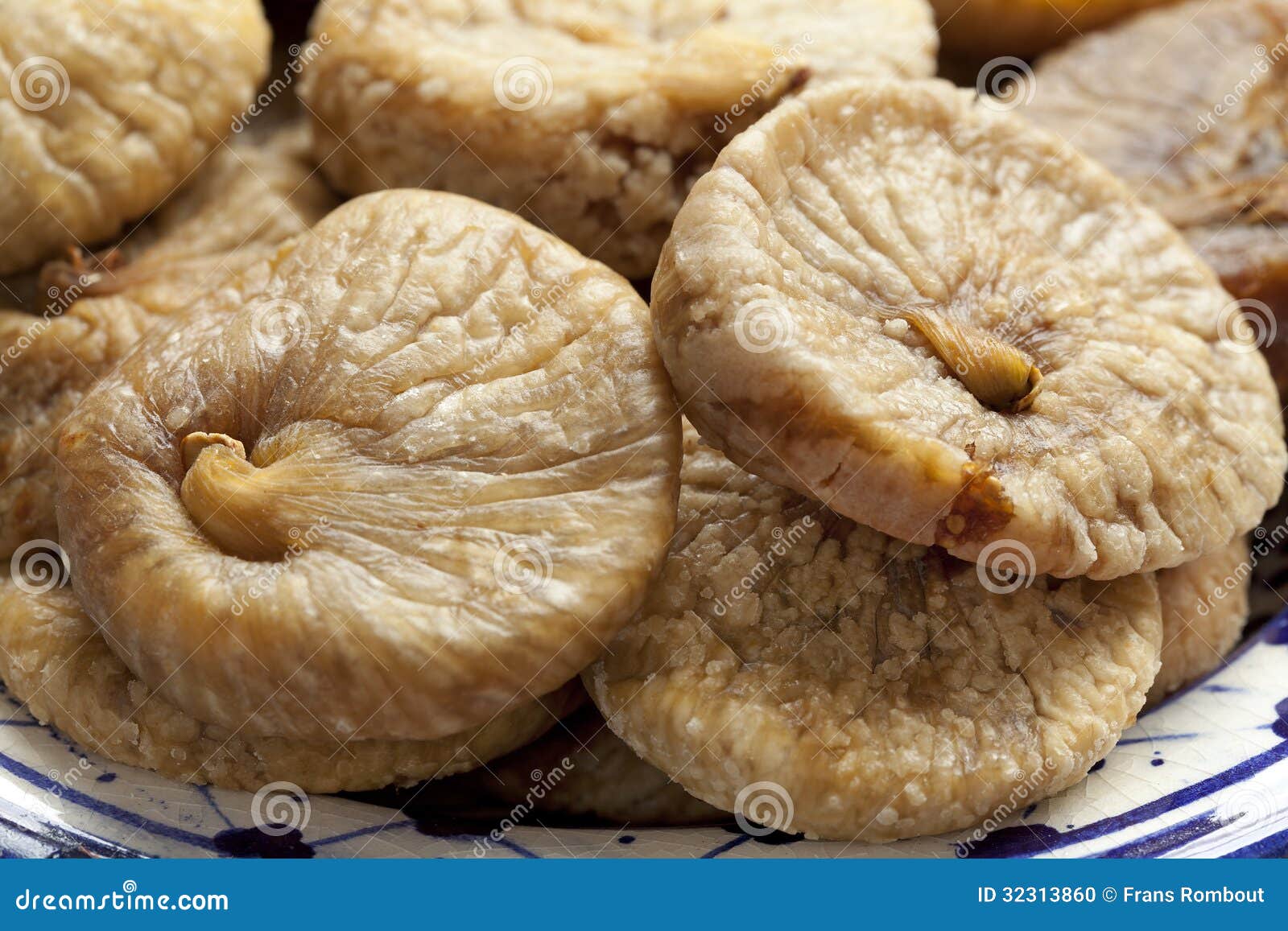 Dried figs on a dish stock photo. Image of figs, food - 32313860