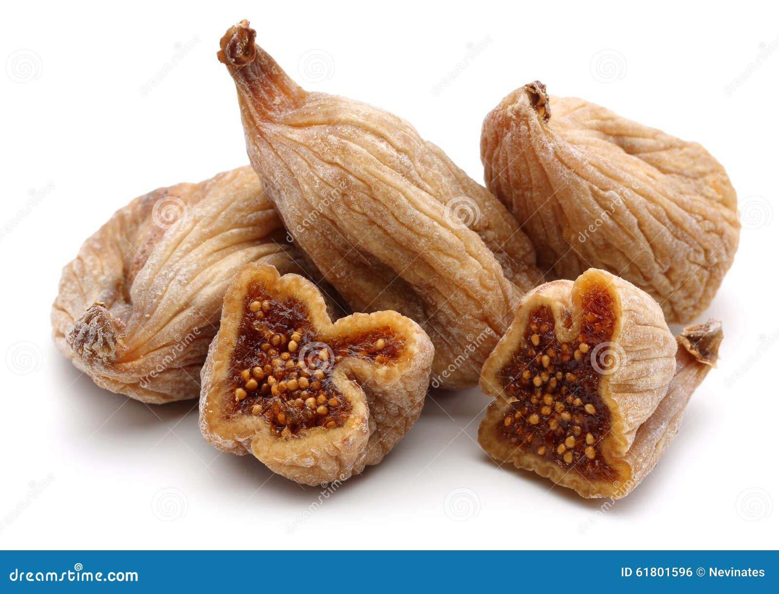 Dried figs stock photo. Image of close, medicine, brown - 61801596