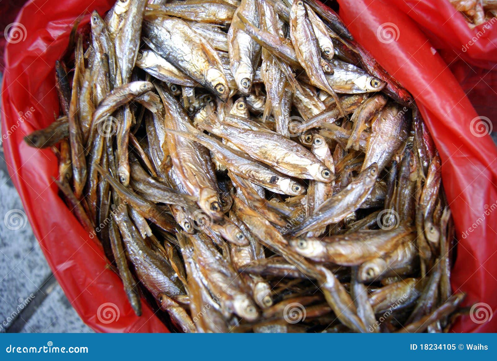 Dried fish stock image. Image of pets, aquatic, water - 18234105