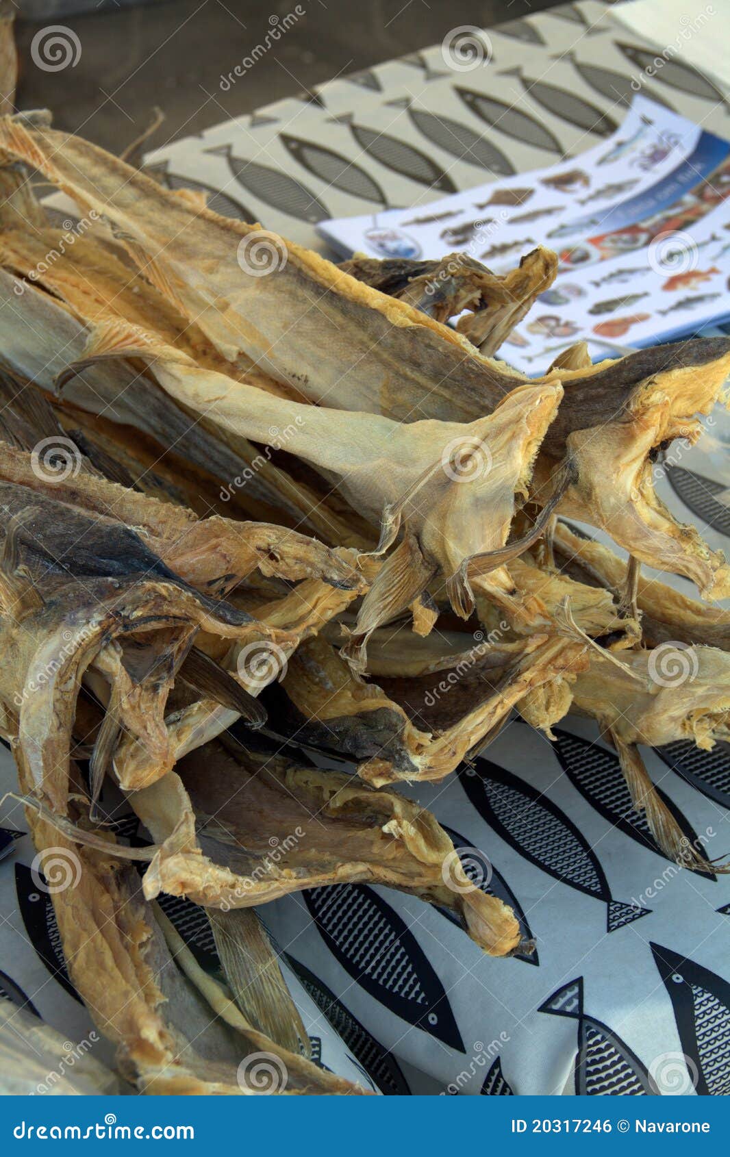 Dried fish stock photo. Image of stockfish, preserved - 20317246