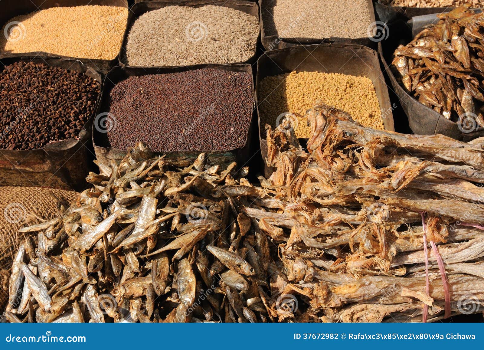 Dried fish stock photo. Image of stands, delhi, dried - 37672982