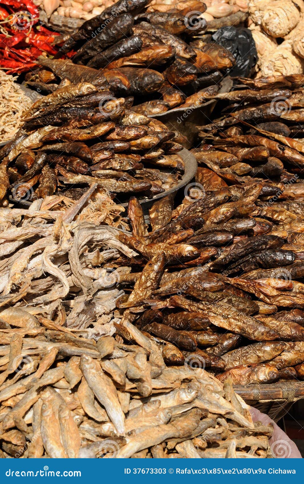 Dried fish stock image. Image of season, delhi, market - 37673303
