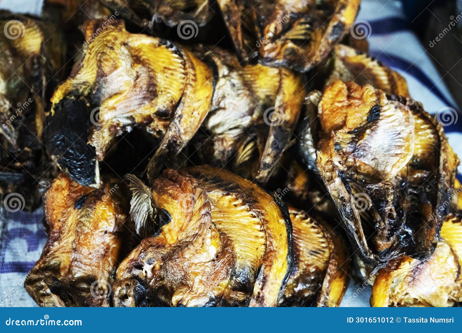 Dried Fish is an Asian Food Preservation Method Stock Photo - Image of ...