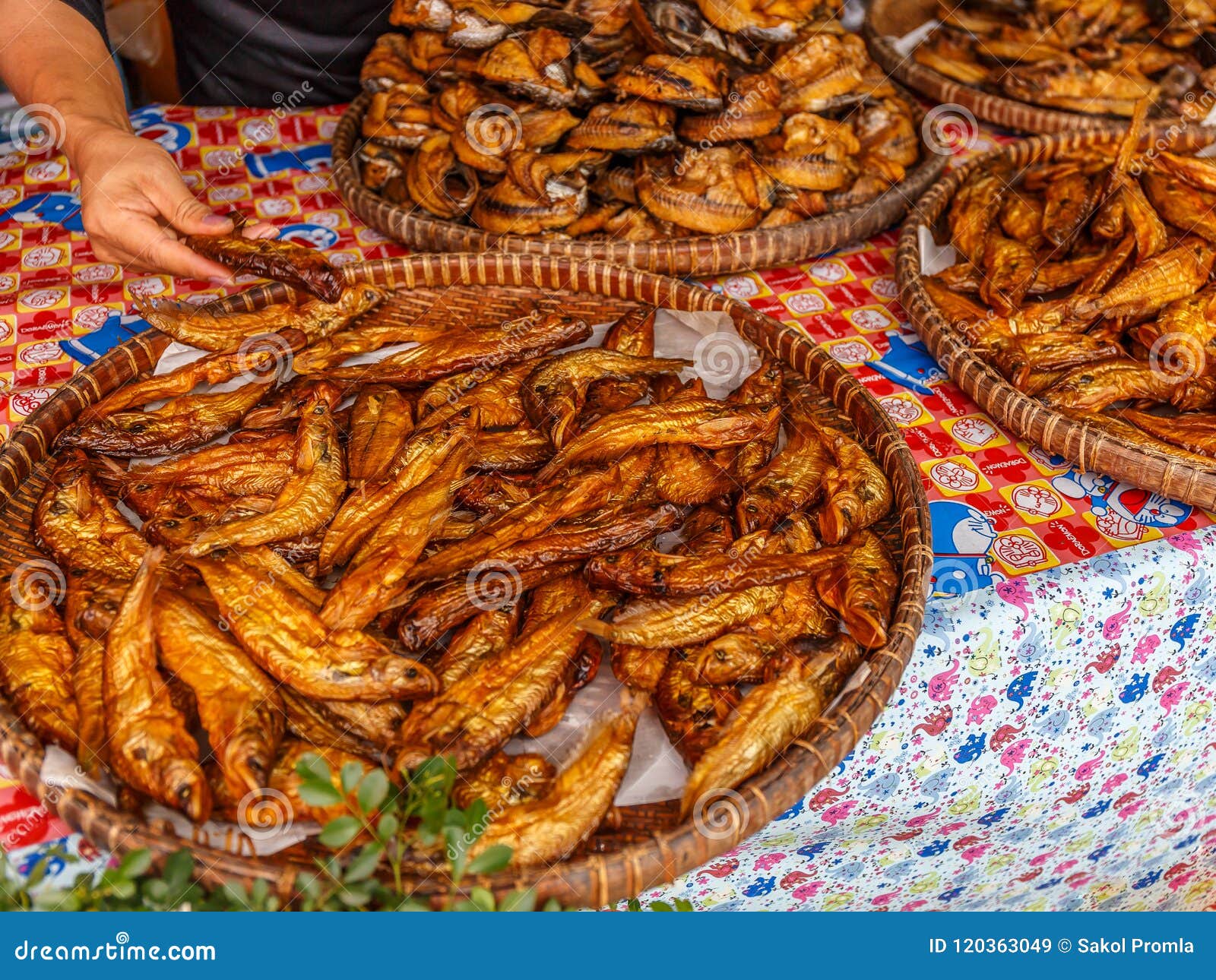 Dried fish. Collage stock image. Image of paper, delicious - 120363049