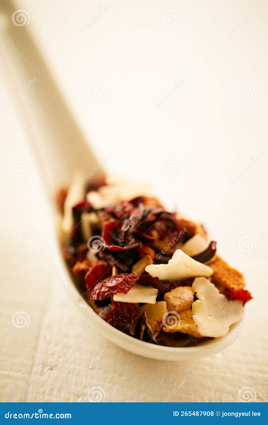 Dried Flower Tea, Various Dried Leaves Stock Photo - Image of black ...