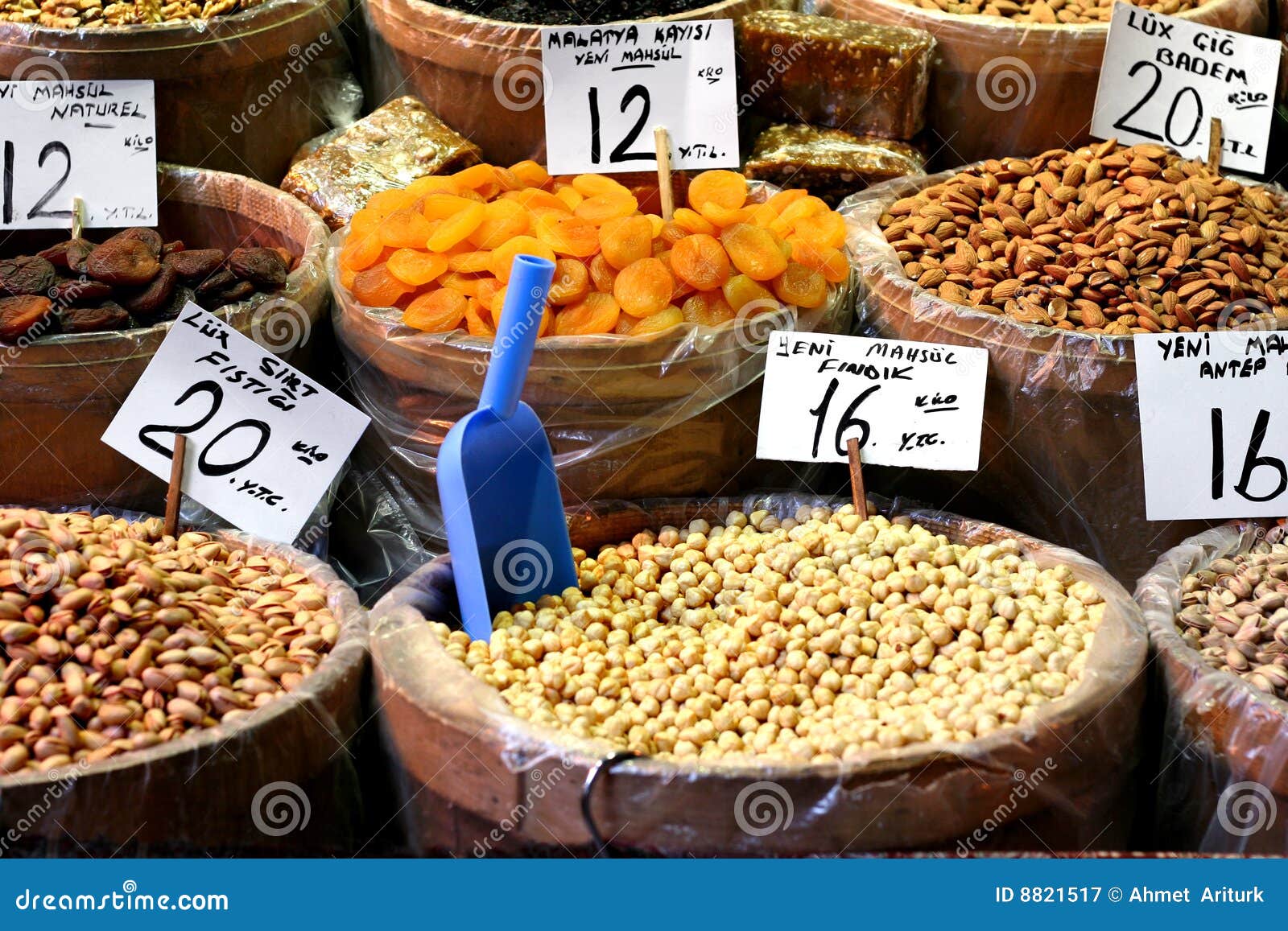 Dried foods stock image. Image of asian, pistachio, indian - 8821517