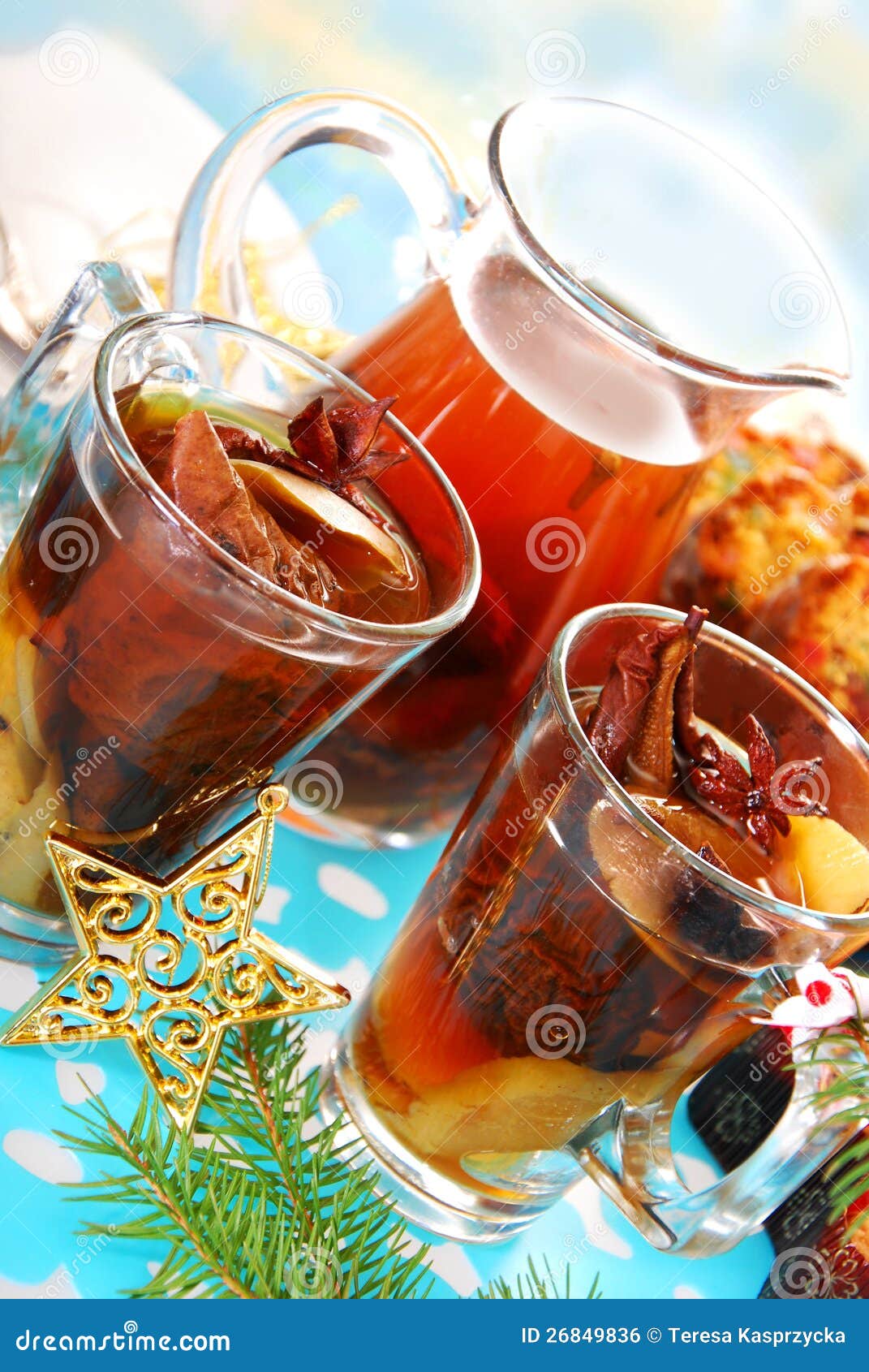 Dried Fruit Compote for Christmas Stock Photo - Image of sweet, punch ...