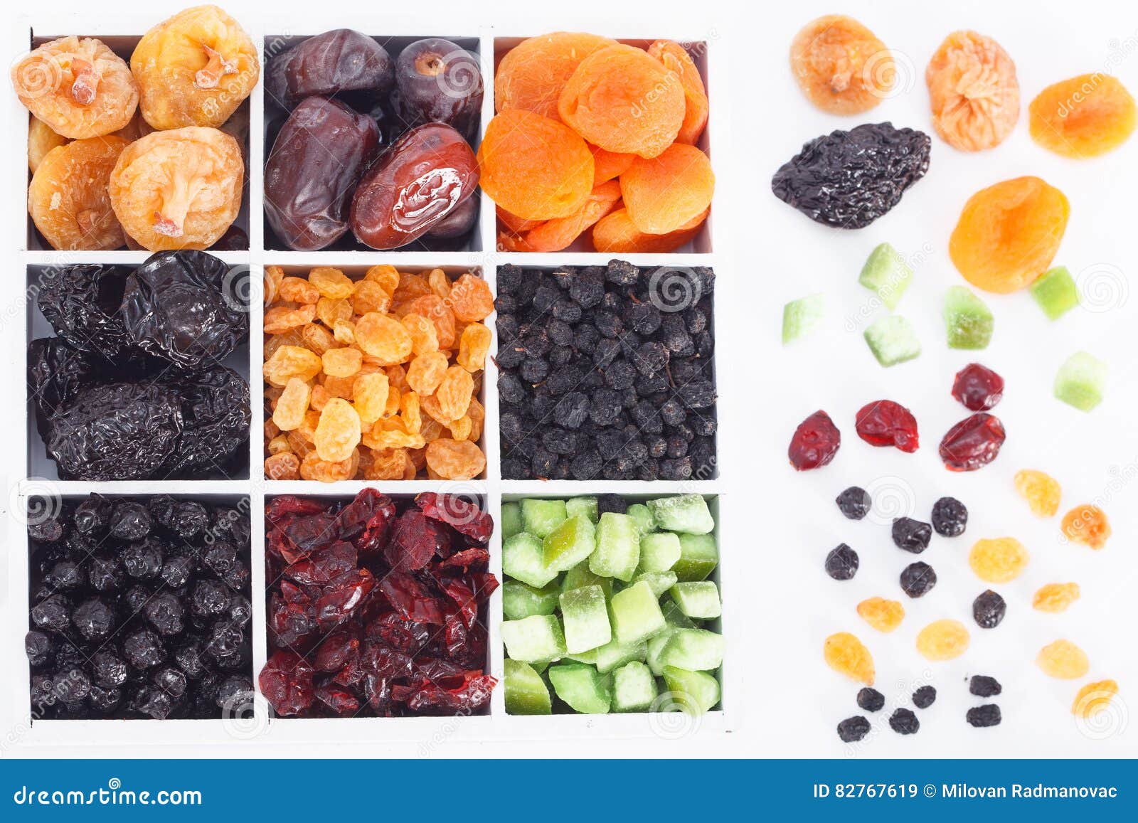 Dried Fruit and Dried Berries Stock Image - Image of organic, berries ...