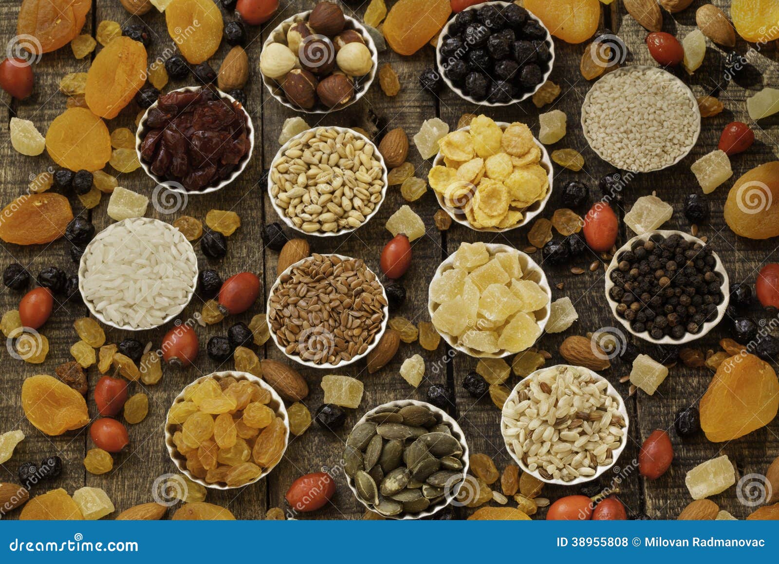 Dried fruit and grains stock photo. Image of glazed, freshness - 38955808