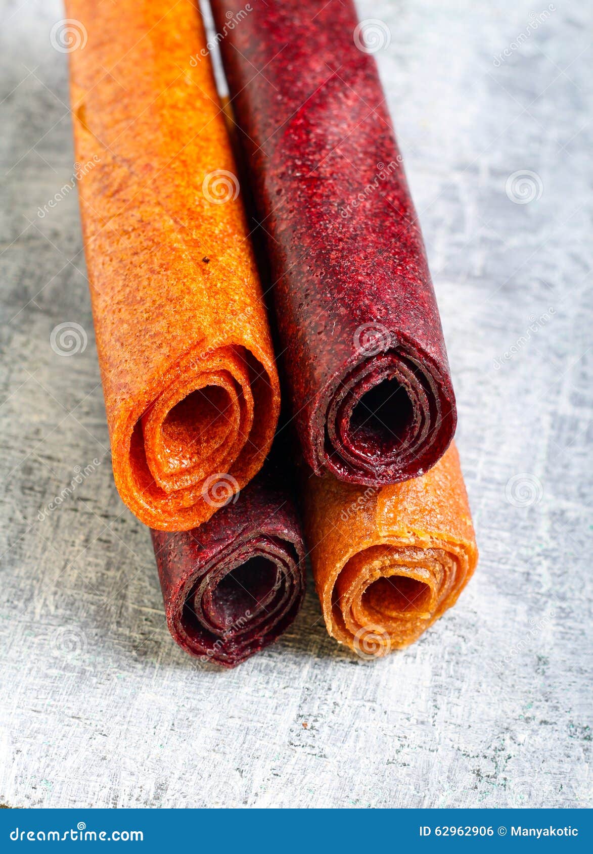 Dried Fruit paste rolls stock photo. Image of orange - 62962906
